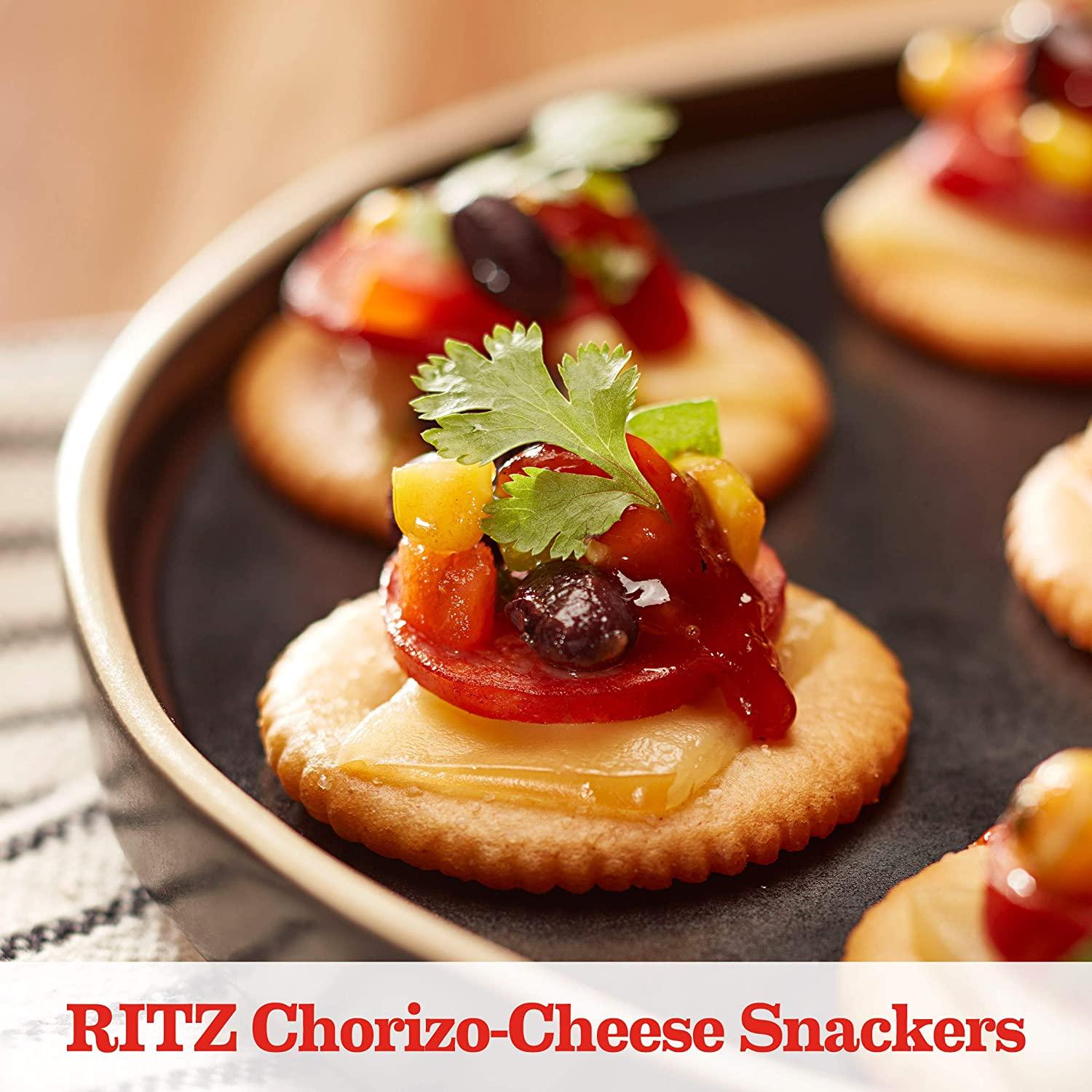 RITZ Original Crackers & Easy Cheese Cheddar Variety Pack - 1 Family ...