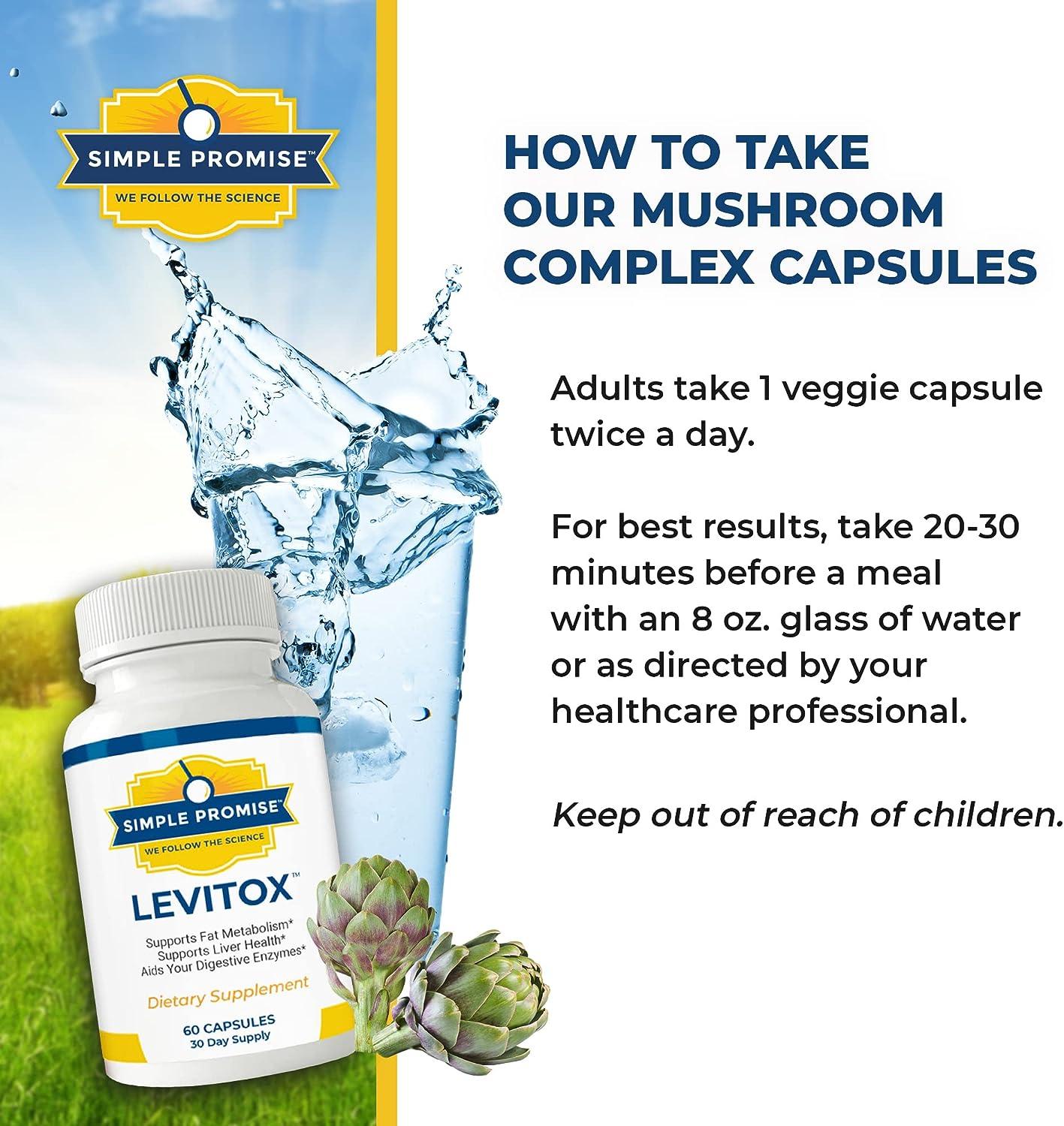 Levitox - Weight and Liver Support Supplement with Digestive Enzymes ...