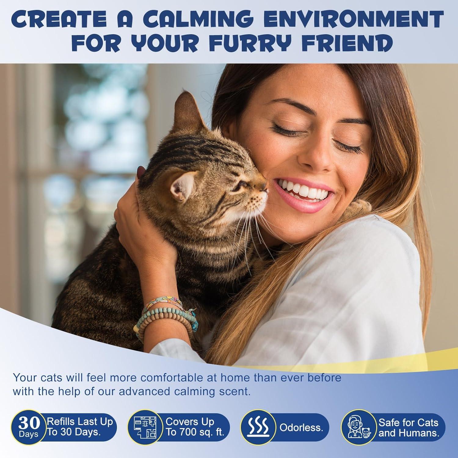 Calming Diffuser for Cat Cat Calming Pheromone Diffuser Kit for Cat ...