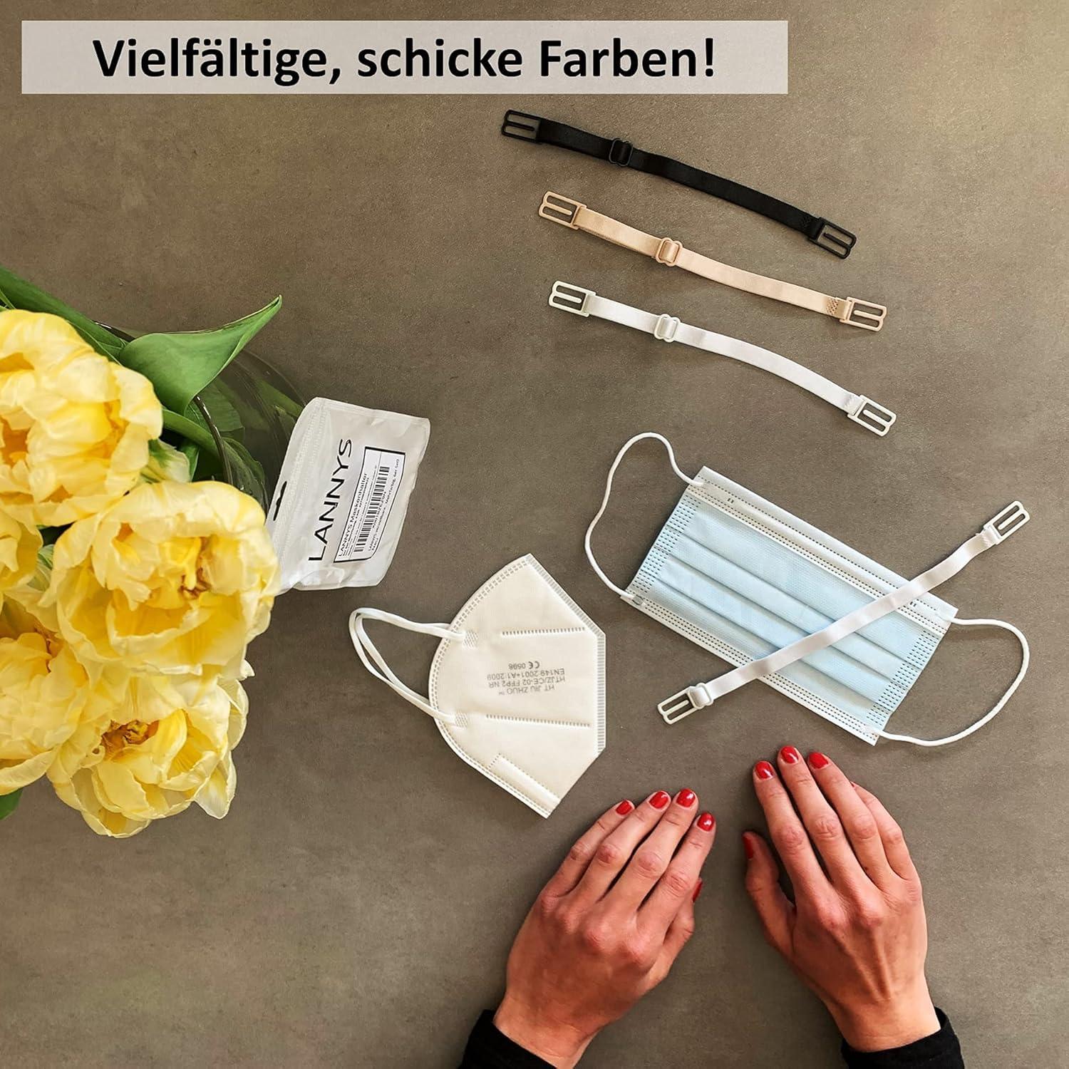 Shop Lanny's Adjustable Mask Holder - Extra Long Elastic Extensions for ...