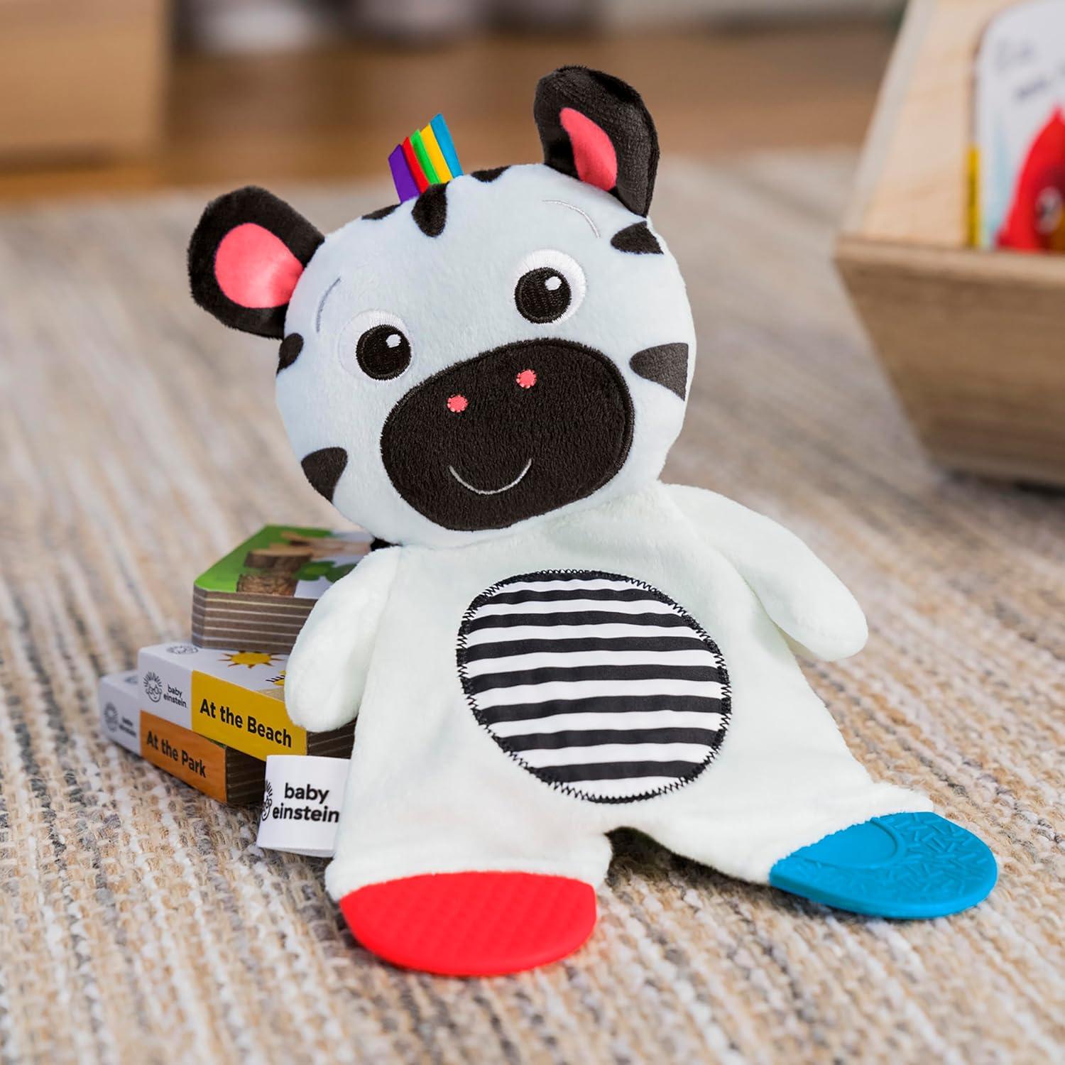 Shop Baby Einstein Zen the Zebra 2-in-1 Cuddly Toy & Bite Ring ...