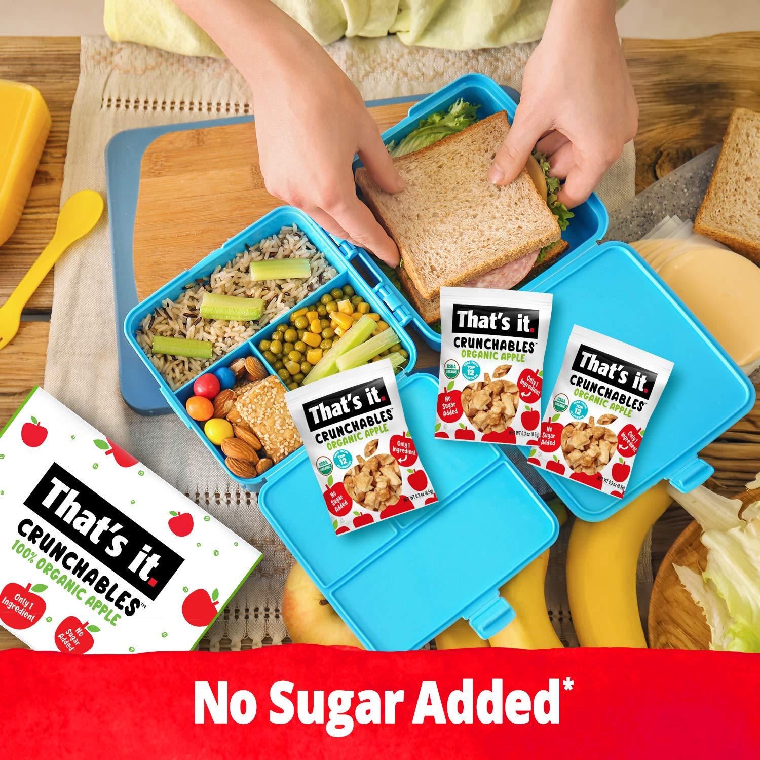 That's It Crunchable Fruit Snacks for Kids - 24 Pack | Healthy Snack ...