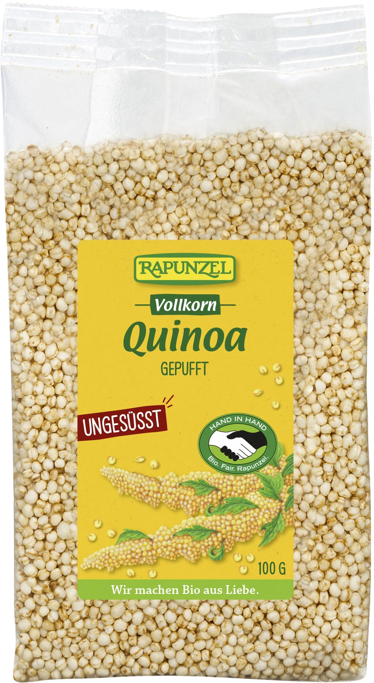 Buy Rapunzel Organic Whole Grain Quinoa Puffed HIH (2 x 100g) Healthy ...