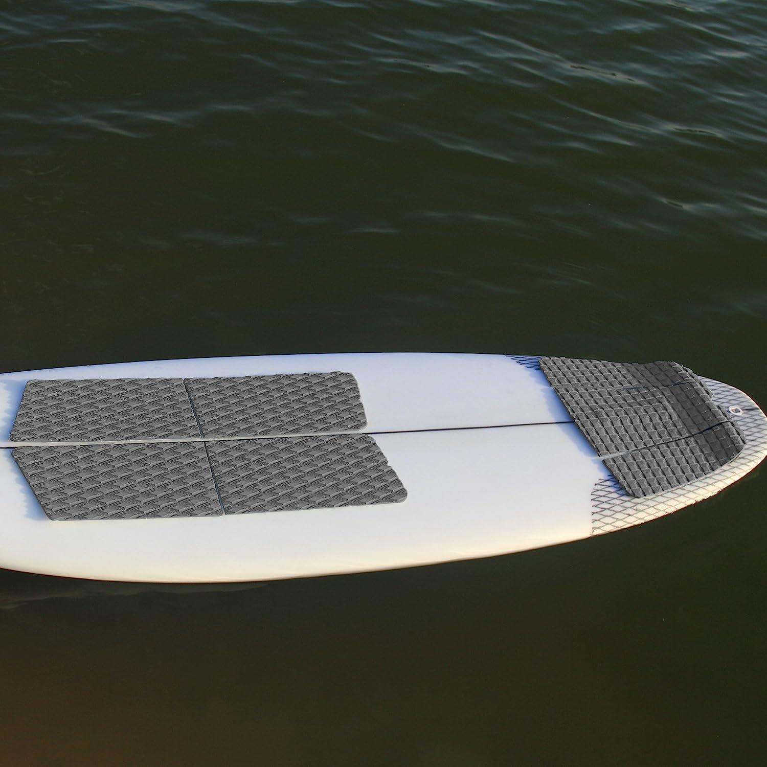 Abahub 9 Piece Surf Deck Traction Pad Premium EVA with Tail Kicker - 3M ...