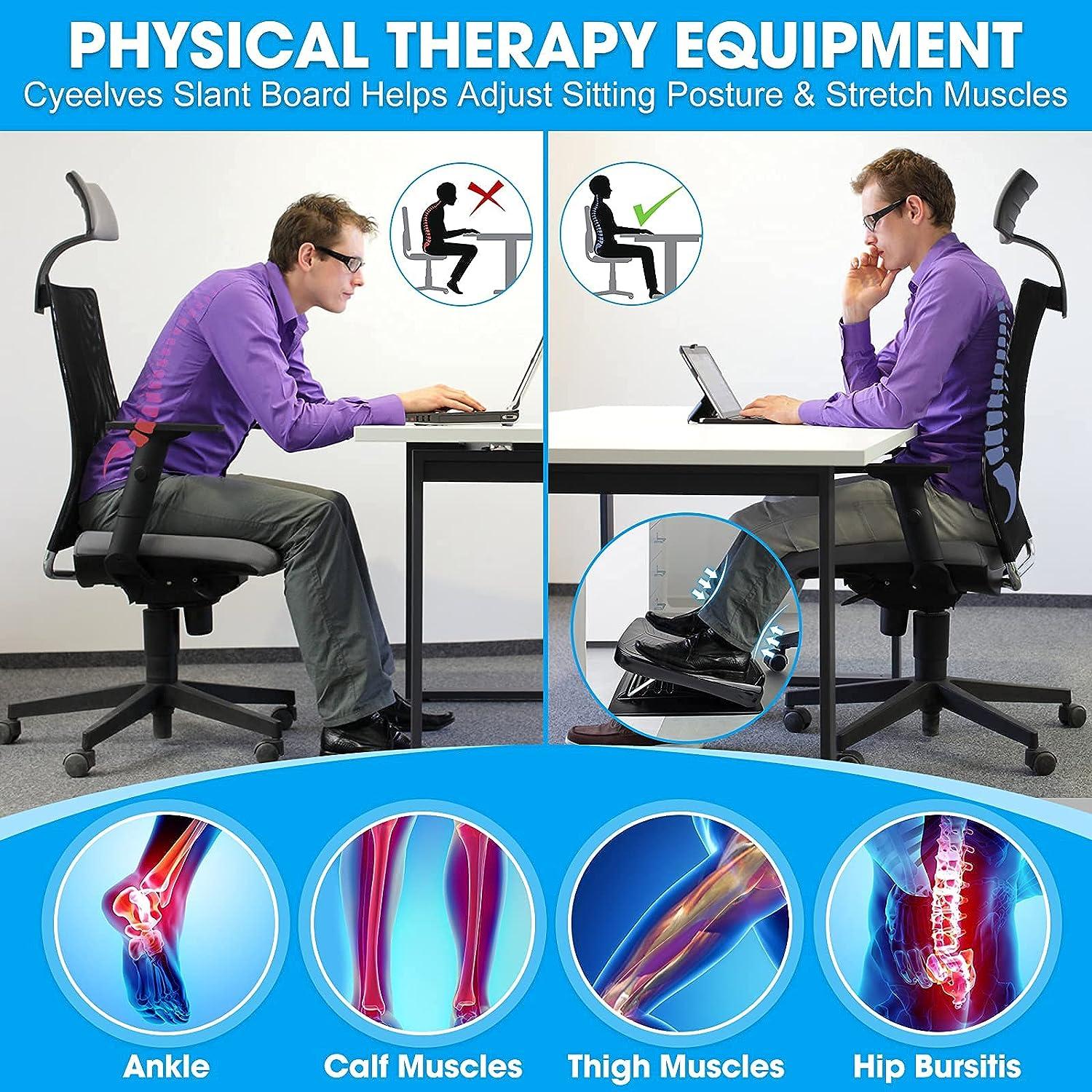 Adjustable Slant Board for Calf Stretching & Physical Therapy | Plantar ...