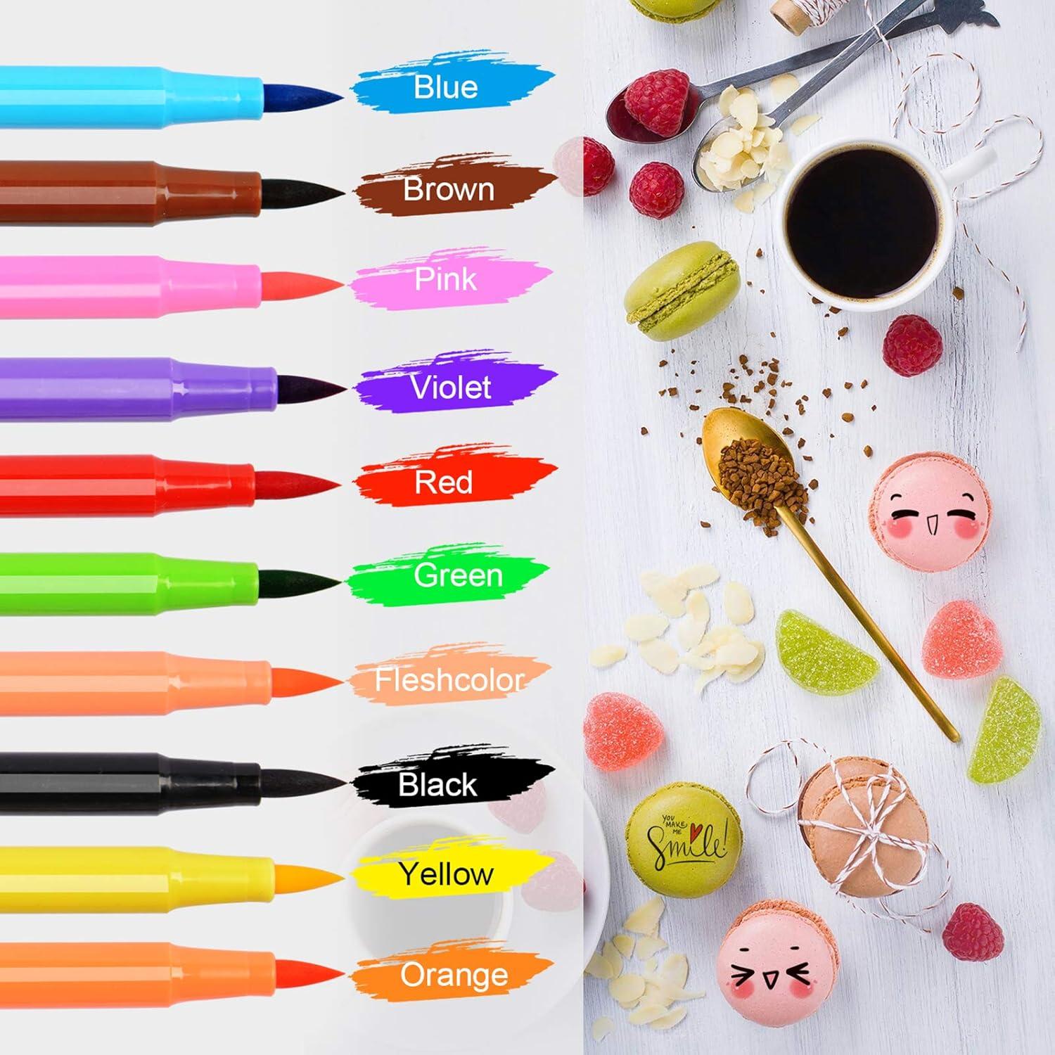 Food Coloring Markers Gourmet Writer Food Cake Decorator Pens Edible ...