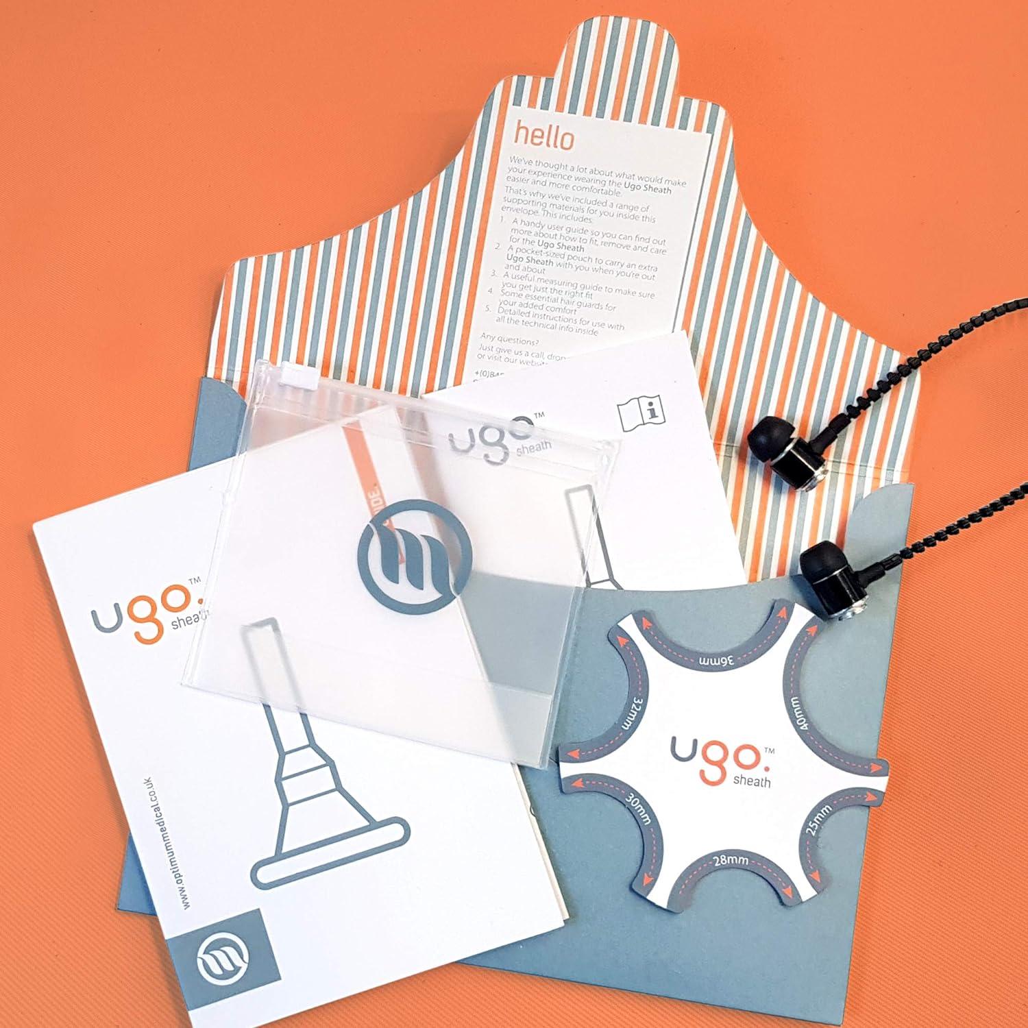 Ugo Sheath (x28) - Standard 36mm External Male Urinary Incontinence Catheter Condoms - Latex ...