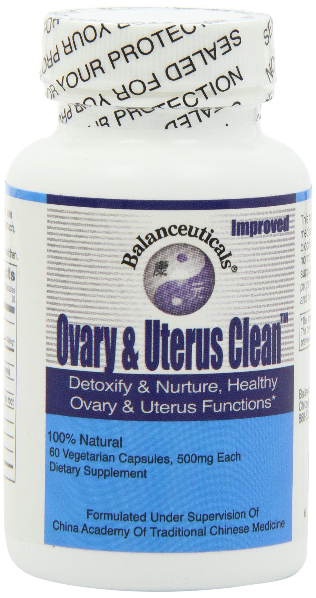 Balanceuticals Ovary & Uterus Clean Capsules - 500mg, 60 Count Dietary ...
