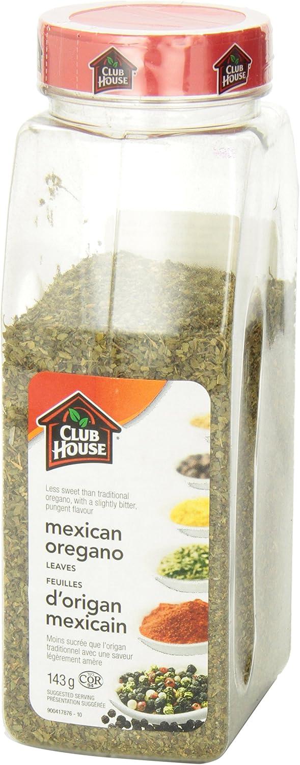 Club House Quality Natural Herbs & Spices Mexican Oregano Leaves 143g ...