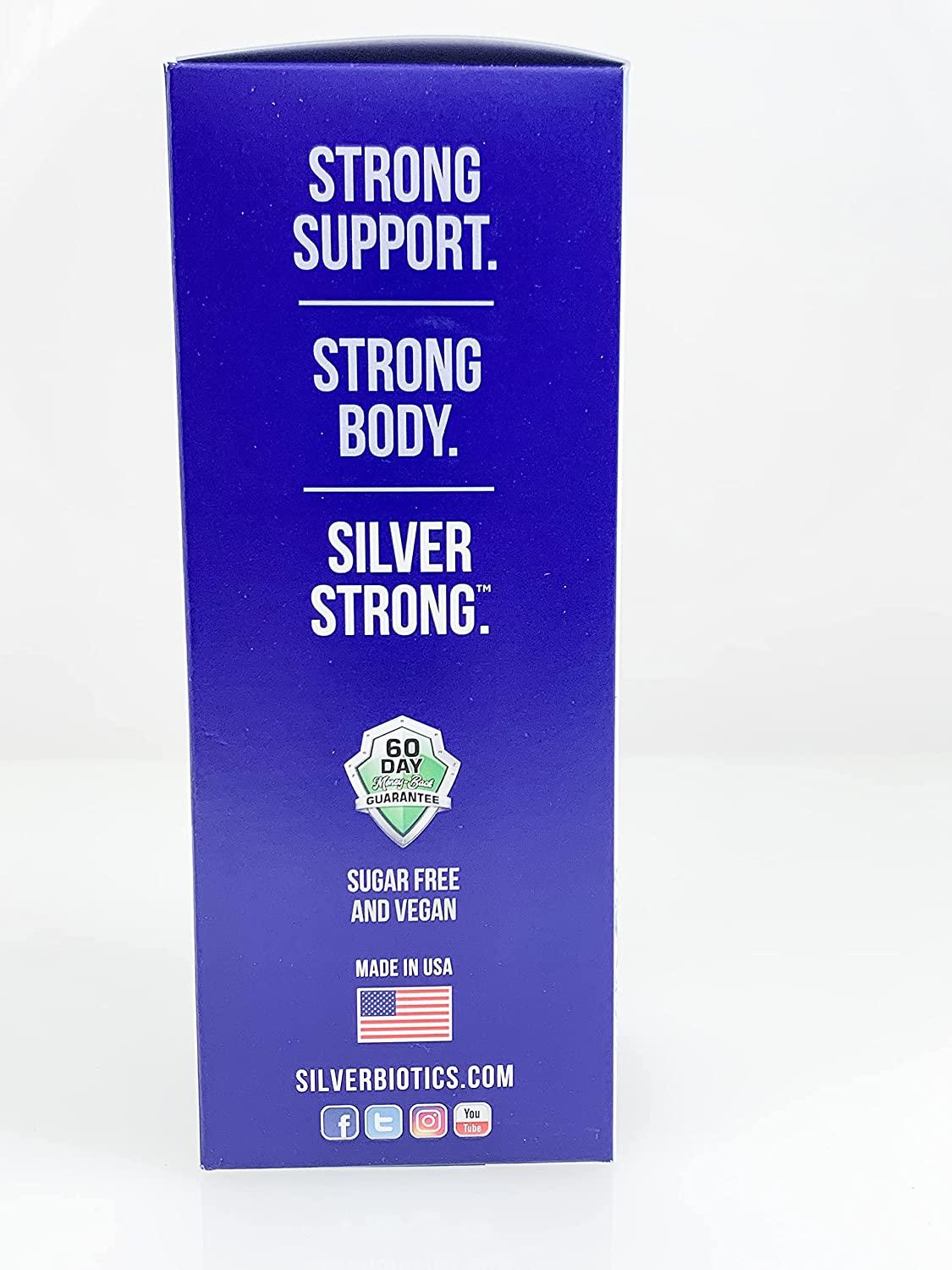 Silver Bioticsآ® Immune Support - 16oz Colloidal Silver Liquid with ...