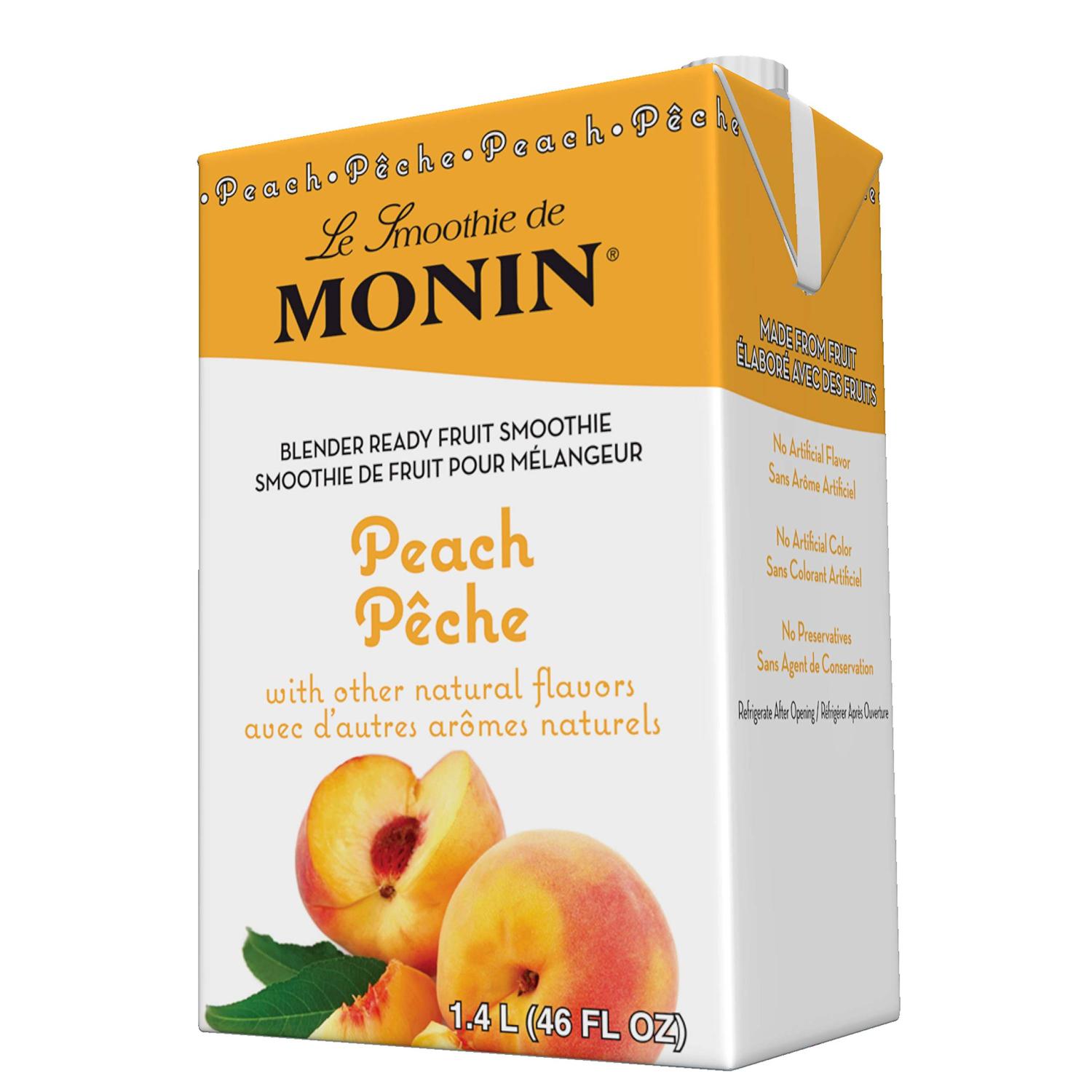 Monin Peach Smoothie Mix 46 Fl Oz by Monin | Buy Now with Express ...
