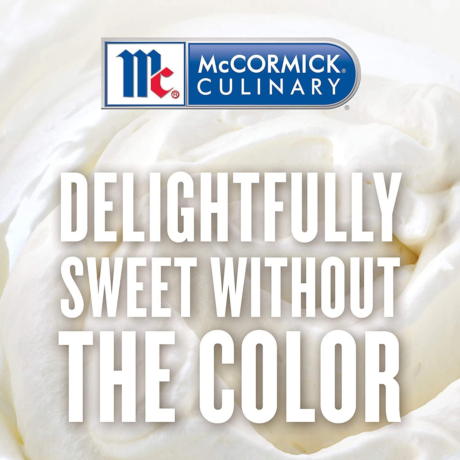 McCormick Culinary Clear Imitation Vanilla Extract 32 fl oz - One 32 ...