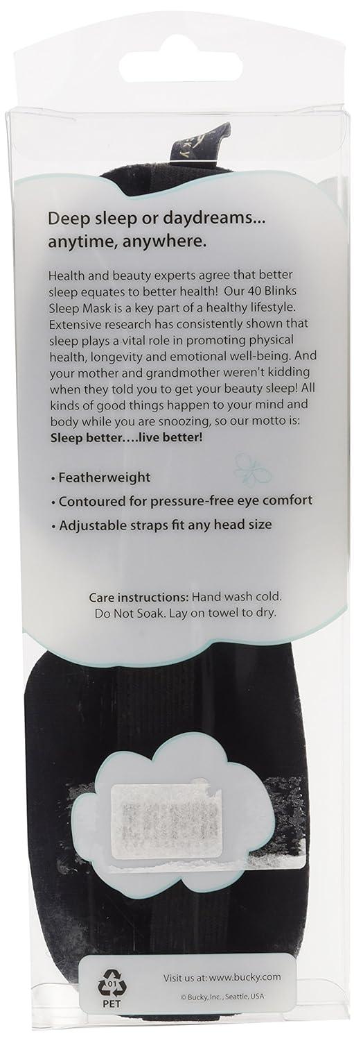 Bucky 40 Blinks Sleep Mask Navy - 1 ea | Comfortable Eye Mask for ...