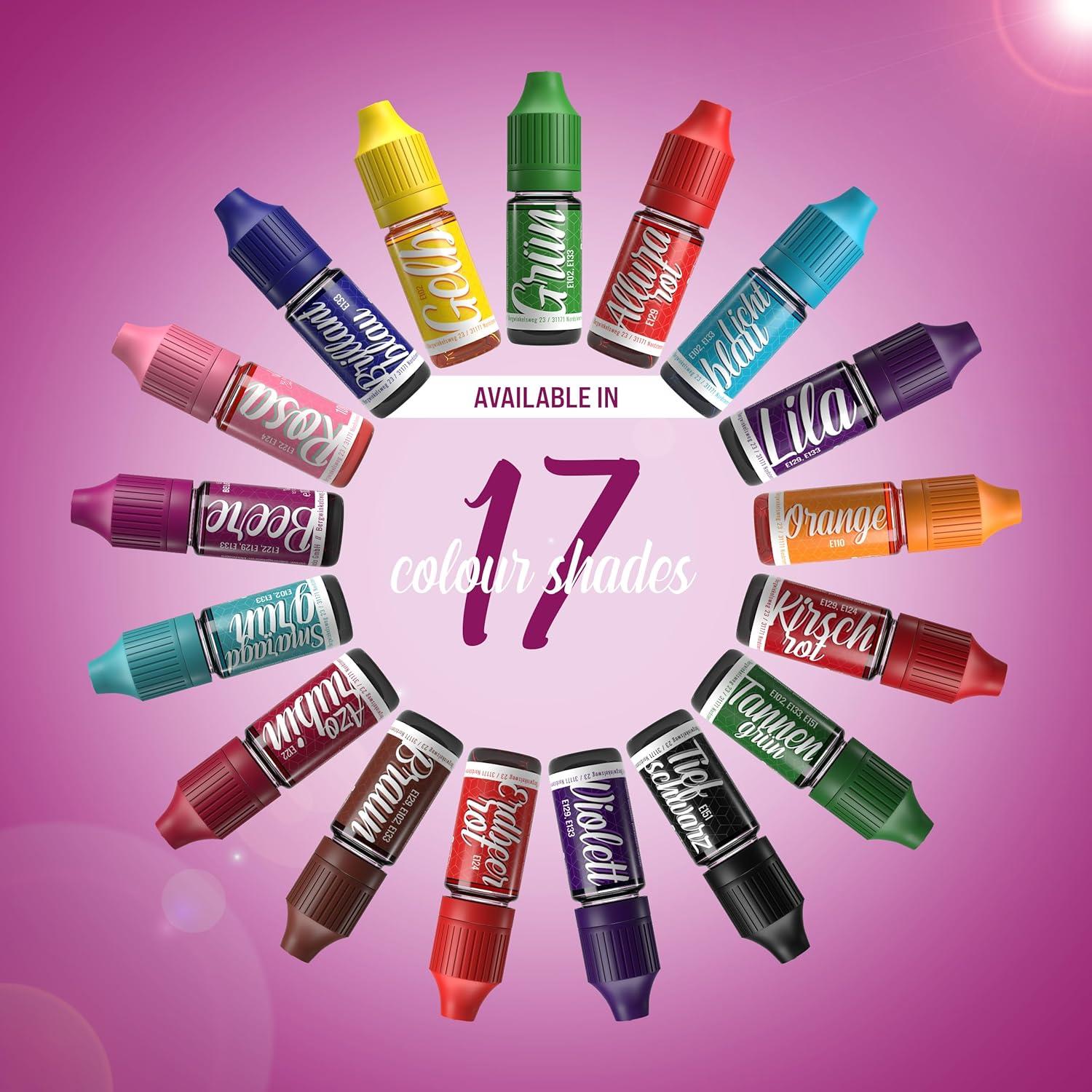 High-Concentration Berry Dye - Sugar-Free Liquid Food Color for Cakes ...