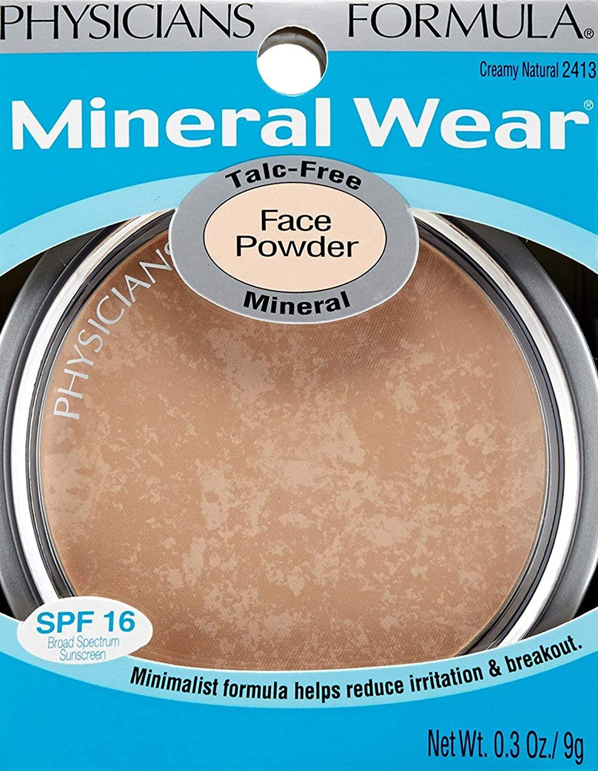 Physicians Formula Mineral Wear Face Powder SPF 16 - Creamy Natural 0.3 ...