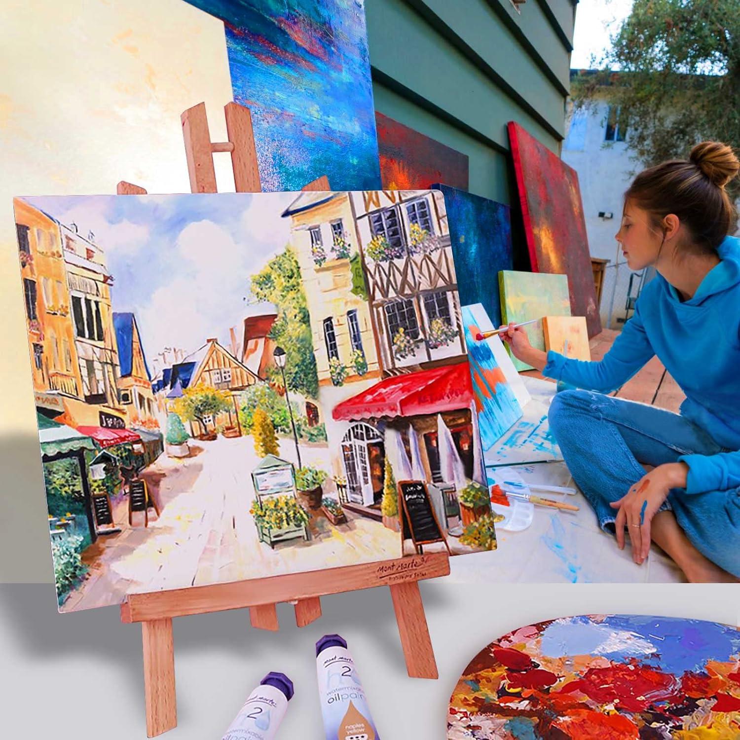 Canvas Panels 8x10 Inch 12-Pack 10 oz Double Primed Acid-Free 100% ...