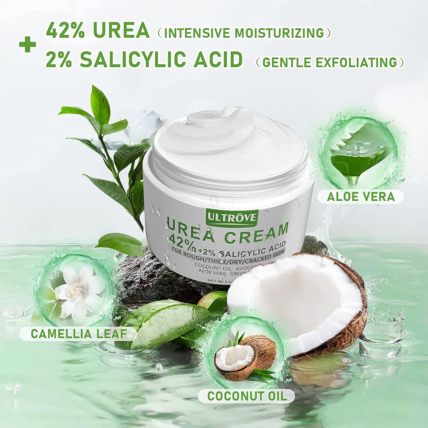 Urea Cream 42 with 2% Salicylic Acid | Callus & Dead Skin Remover ...