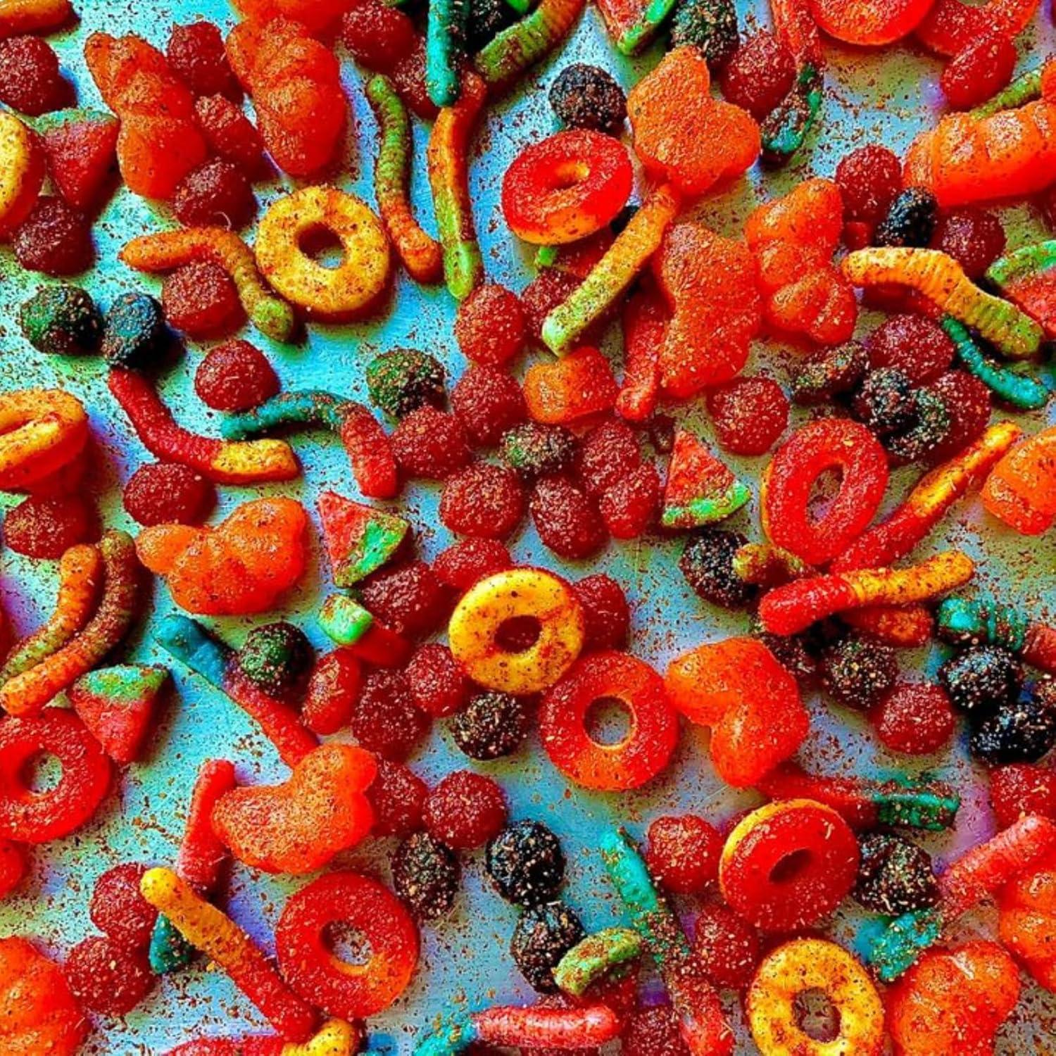 Marranadas Enchilados - Spicy Gummy Trays with Pineapple & Mango ...