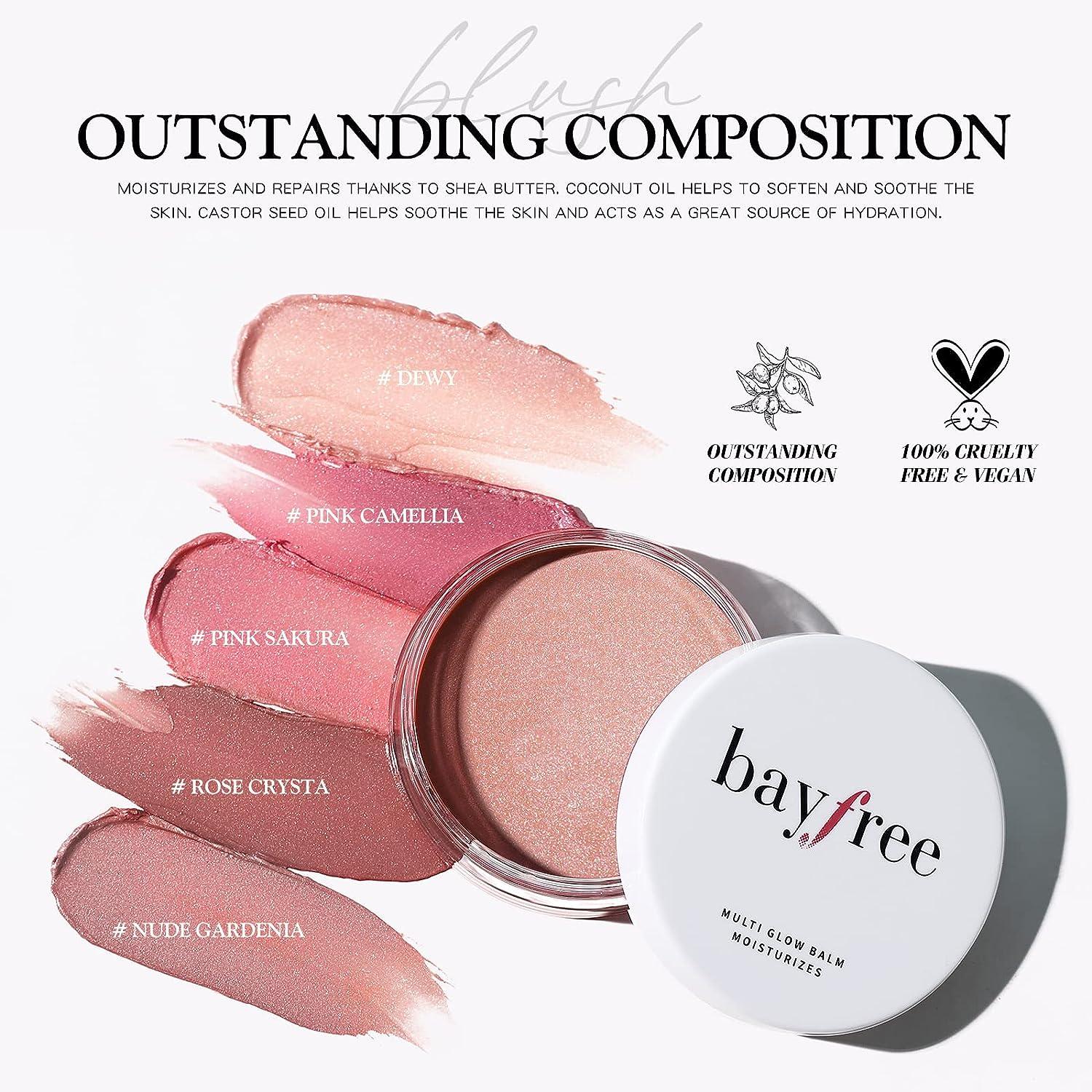 BayFree Multi Glow Balm Cream Blush - Radiant Finish & Hydrating Face ...