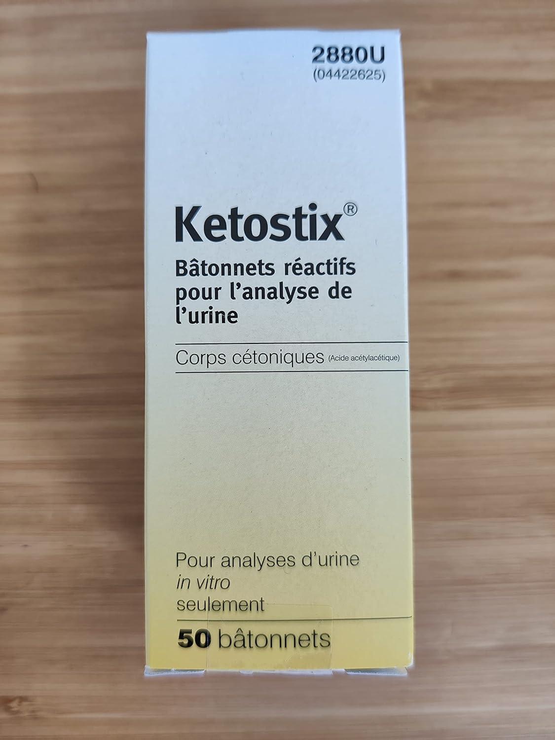Bayer Ketostix Reagent Keton Strip - Test Your Urine for Ketones - 50 ...