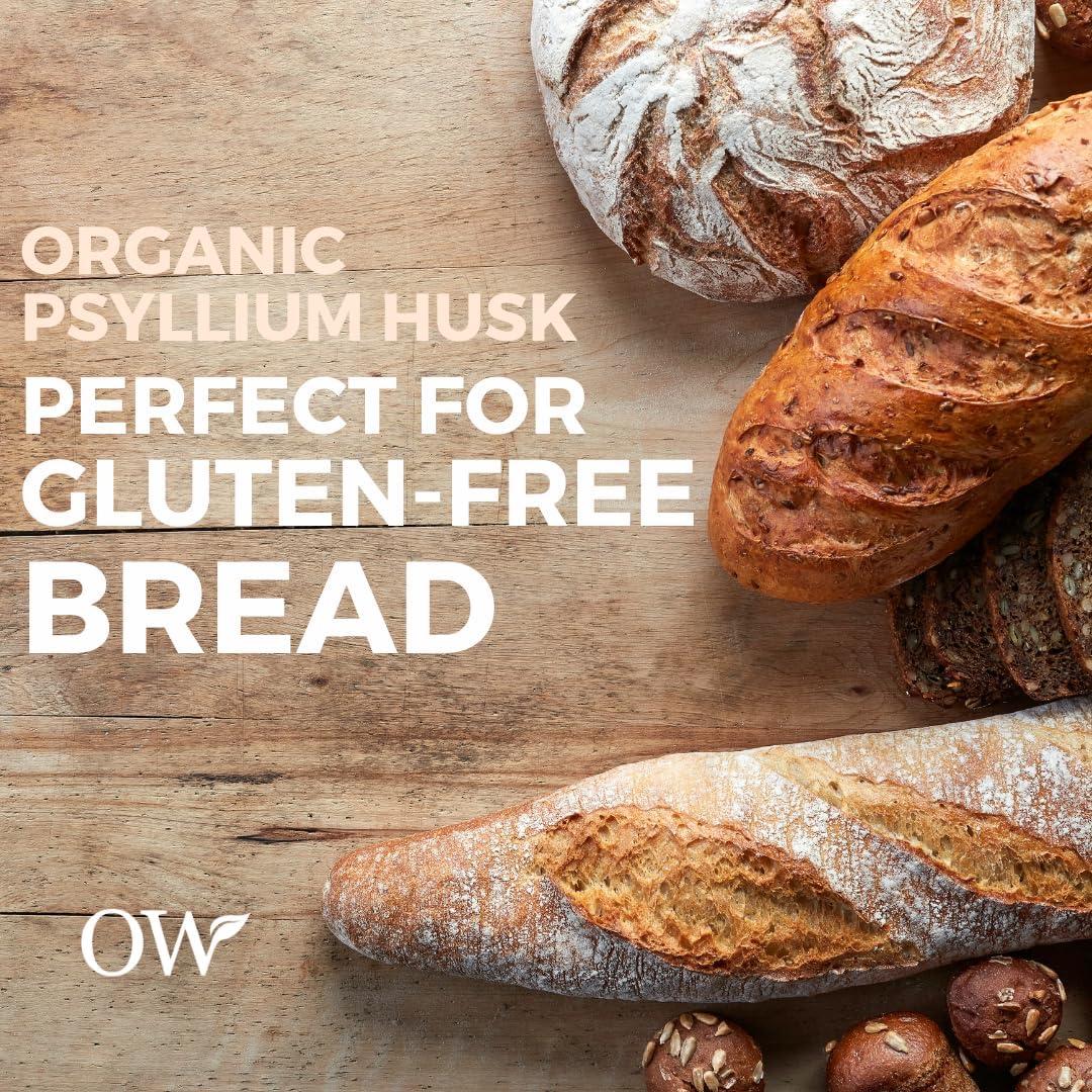 Organic Psyllium Husk Powder (250g) | Premium | 99% Purity | 50 ...