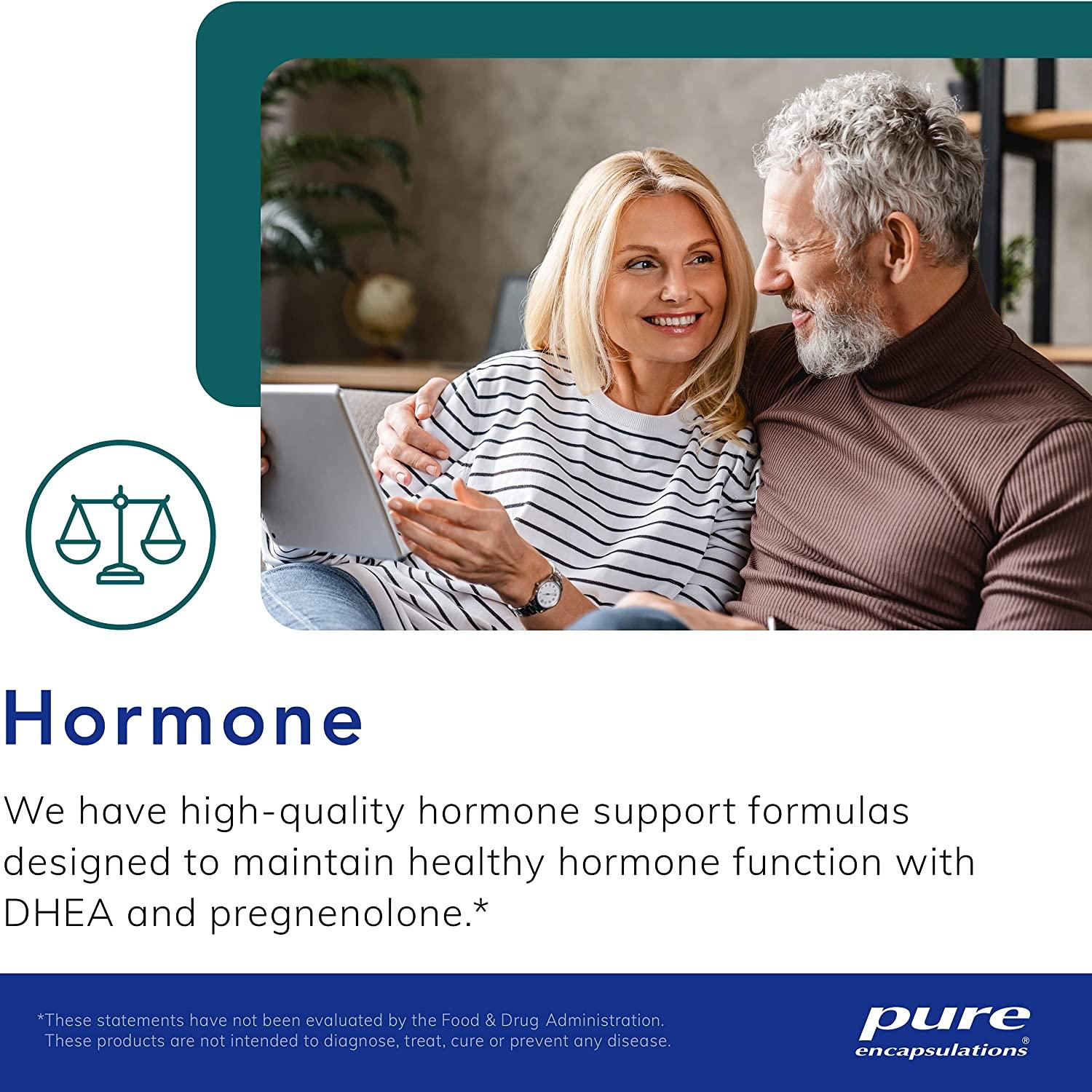 Pure Encapsulations DHEA 25 mg - 60 Capsules | Enhance Wellness ...