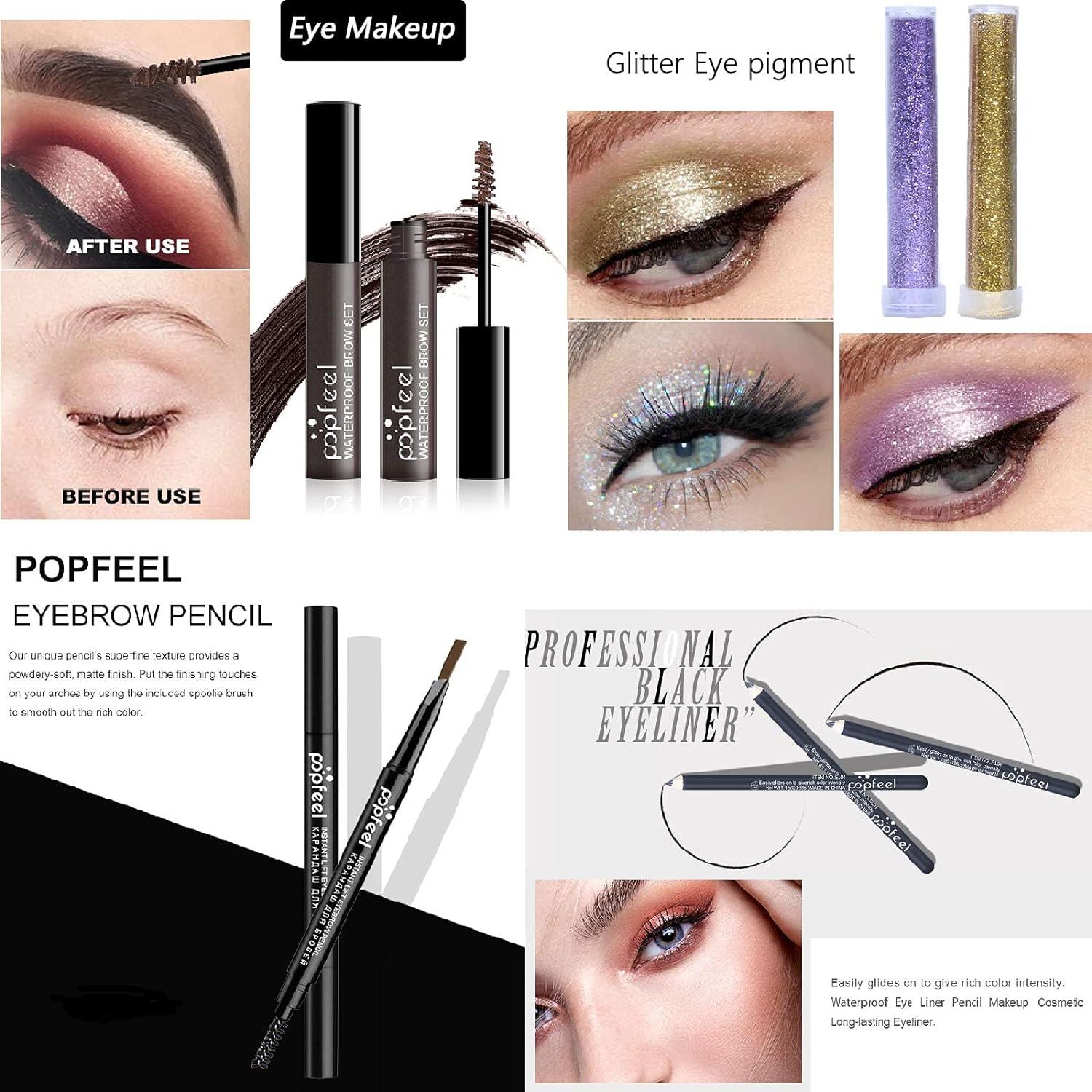 All-In-One Makeup Kit 16 Pcs Complete Makeup Gift Set Full Kit ...