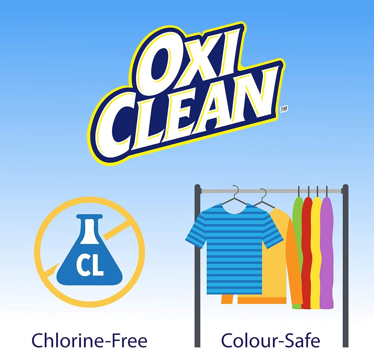 OxiClean White Revive Enzyme Laundry Stain Remover Powder Effective on ...