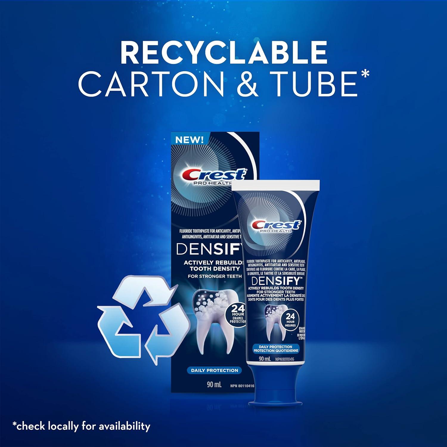 Crest Pro-Health Toothpaste Densify Daily Protection Rebuilds Tooth ...