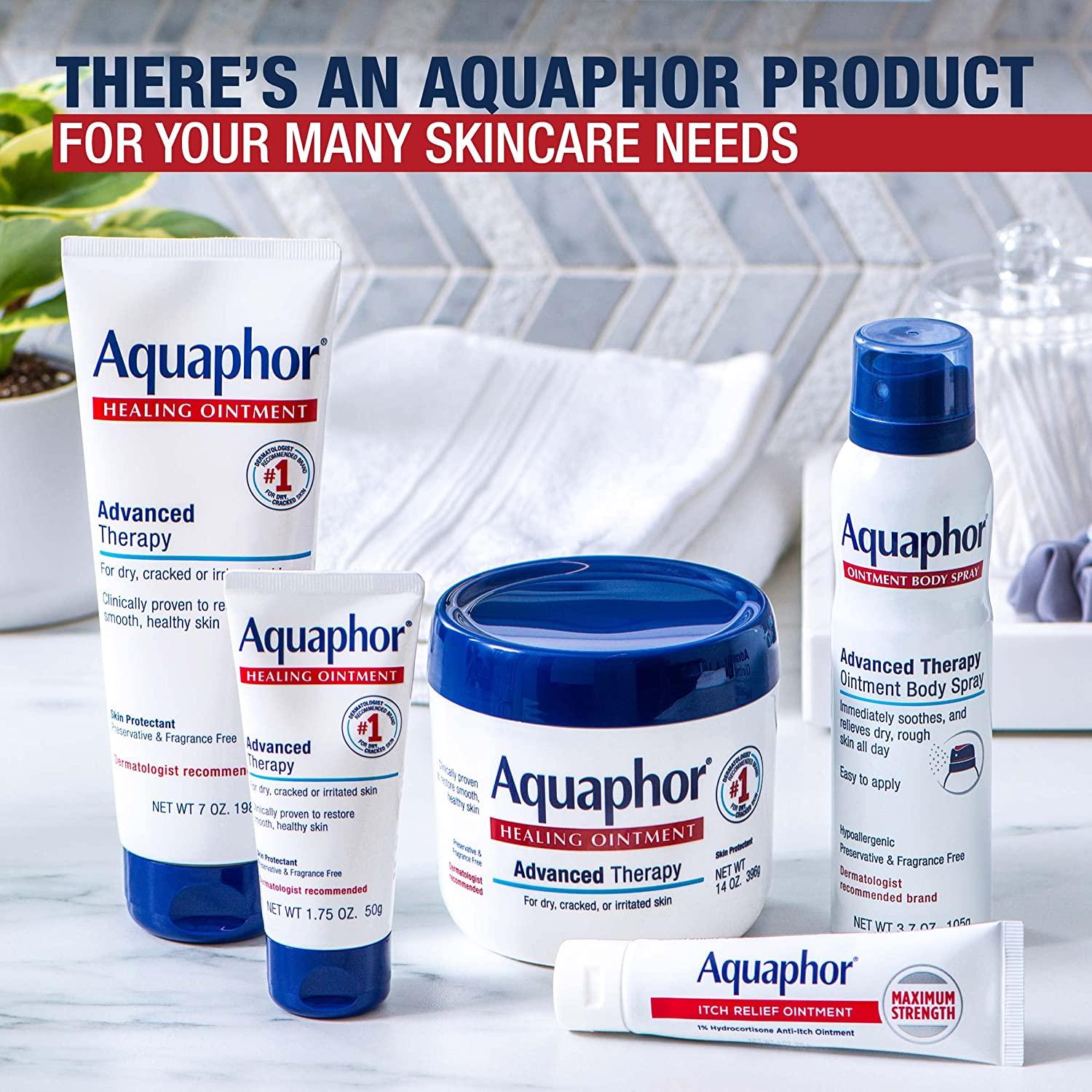 Aquaphor Healing Ointment 7 oz. Tube - Multi-Purpose Moisturizer for ...