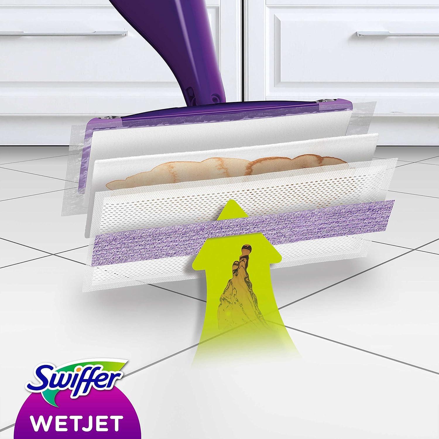 Swiffer WetJet All-in-1 Floor Mop - 20 Refill Cloths for All Floor ...