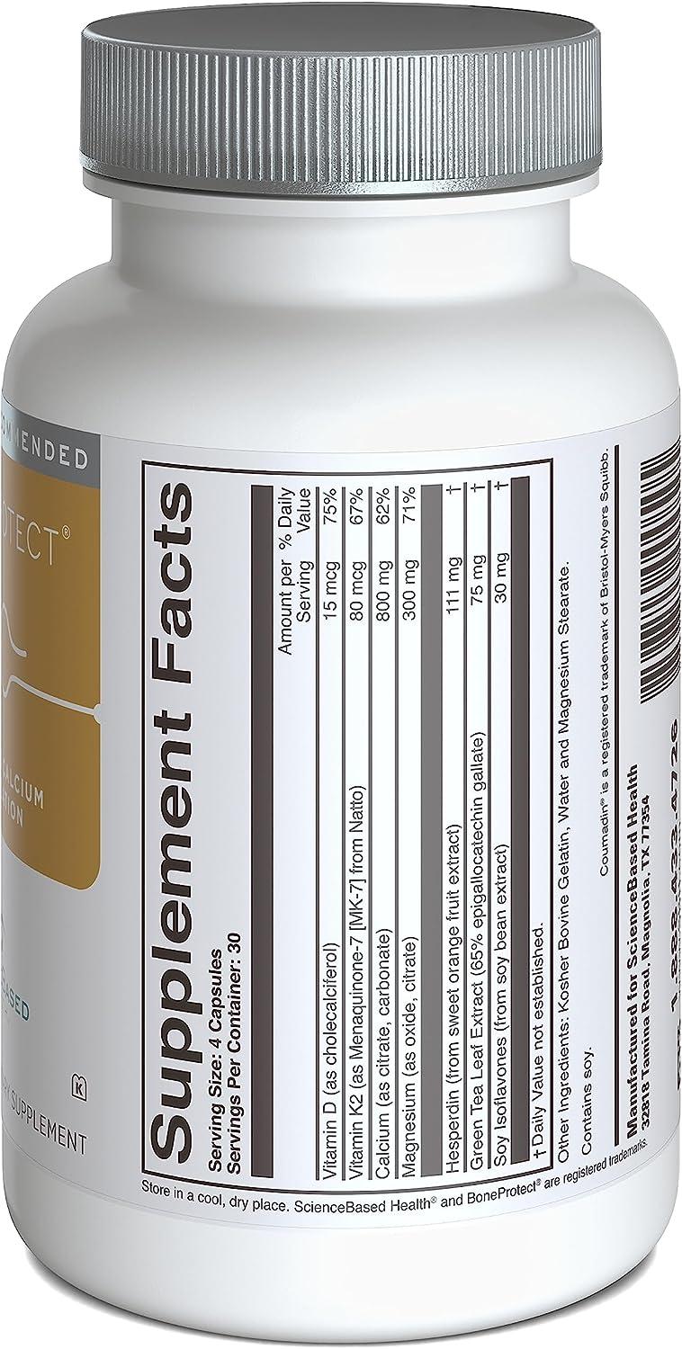 BoneProtect - Advanced Calcium Supplement for Bone Health - 800mg ...