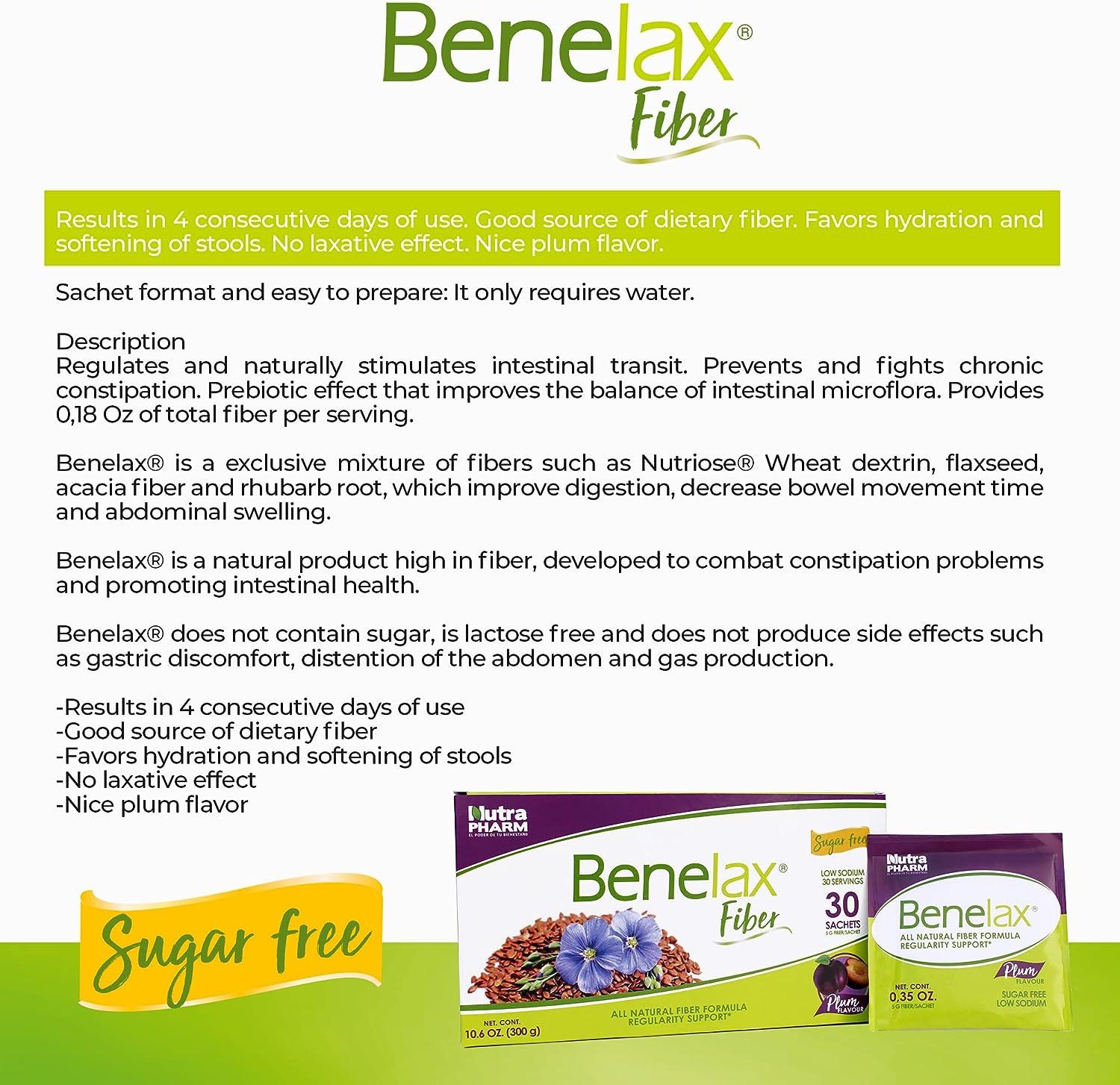 Benelax Intestinal Regulator - 30 Sachets | Regulates & Stimulates ...