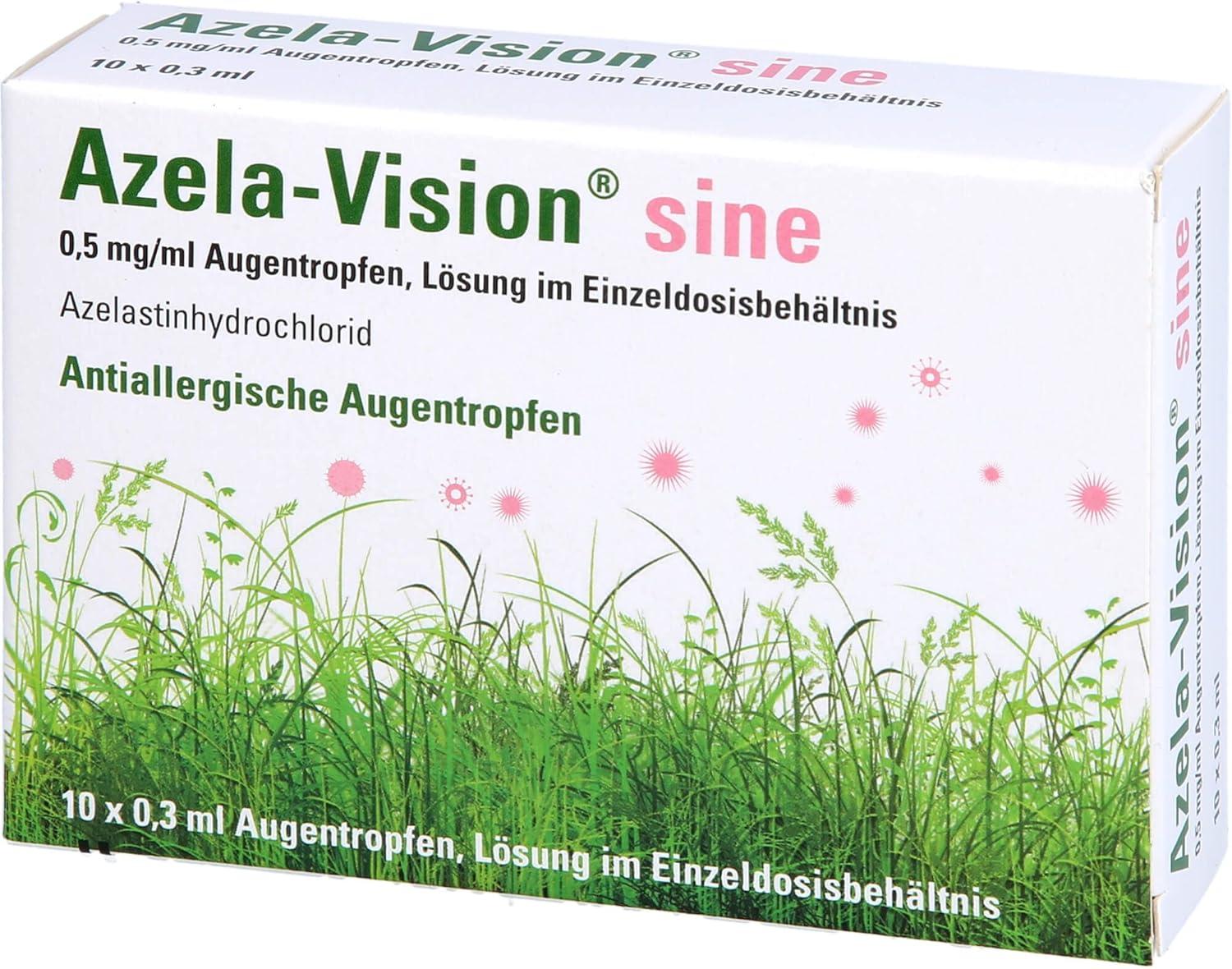 Buy Azela Vision Sine EDO Eye Drops - 10x0.3 ml | Fast International ...