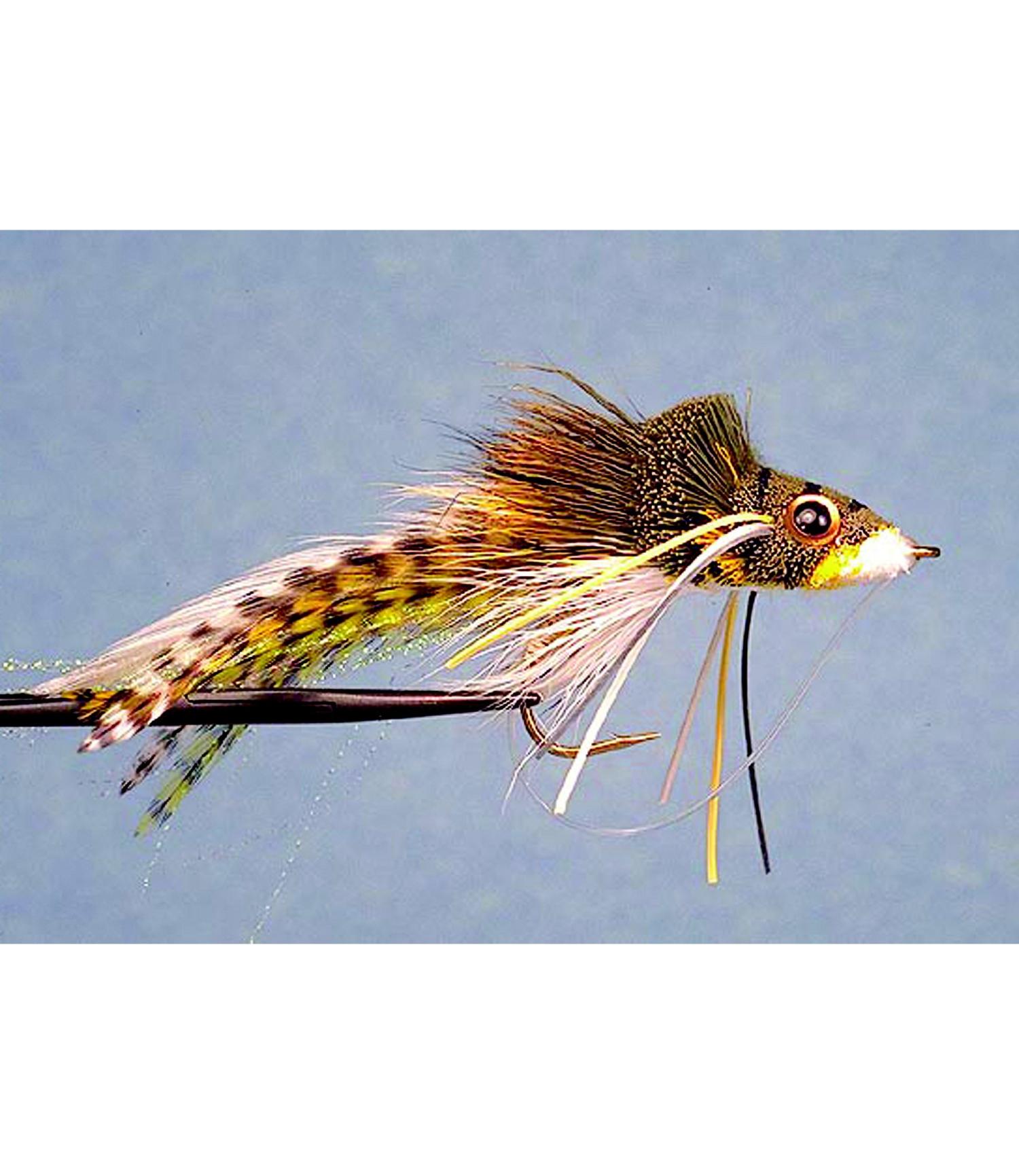 Umpqua Swim Frog Popper Fly Fishing Flies - White Belly | 2 Pack