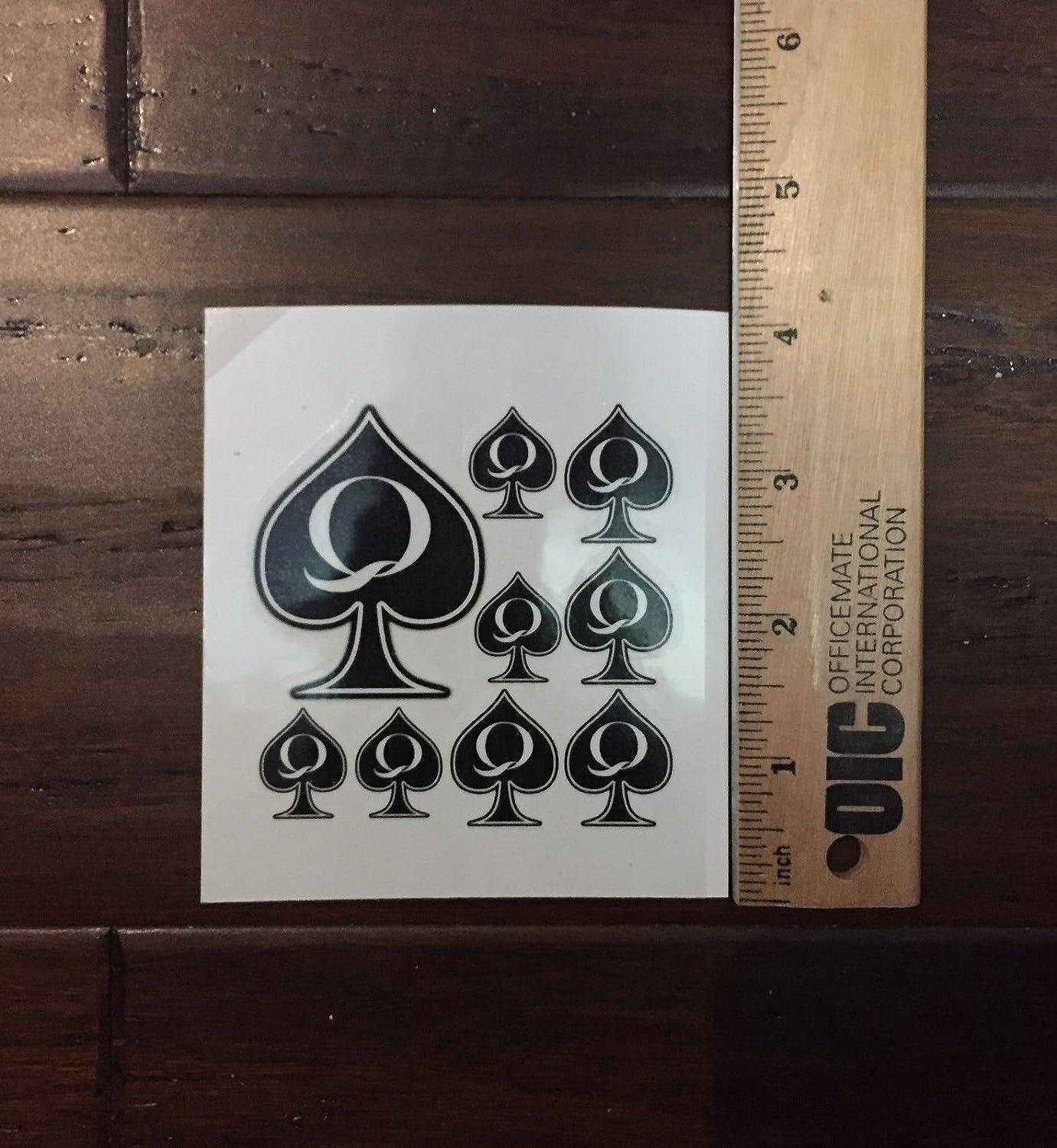 Queen Of Spades Temporary Tattoo