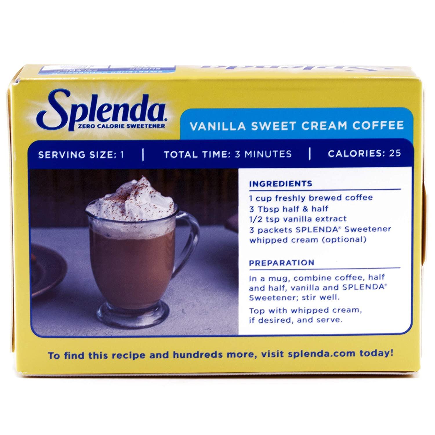SPLENDA No Calorie Sweetener 100 Count Packets - 3.5 Ounce Single-Serve ...