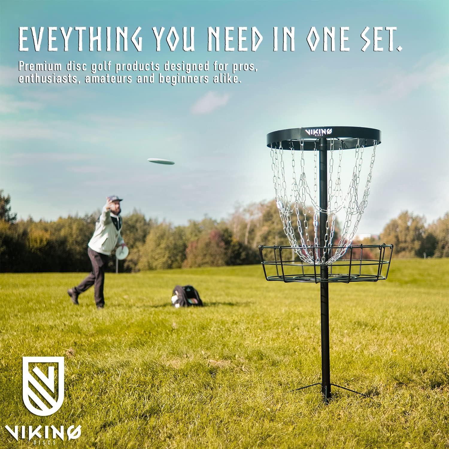 Viking Discs 8-Disc Set - Premium Ground Plastic Disc Golf Equipment ...
