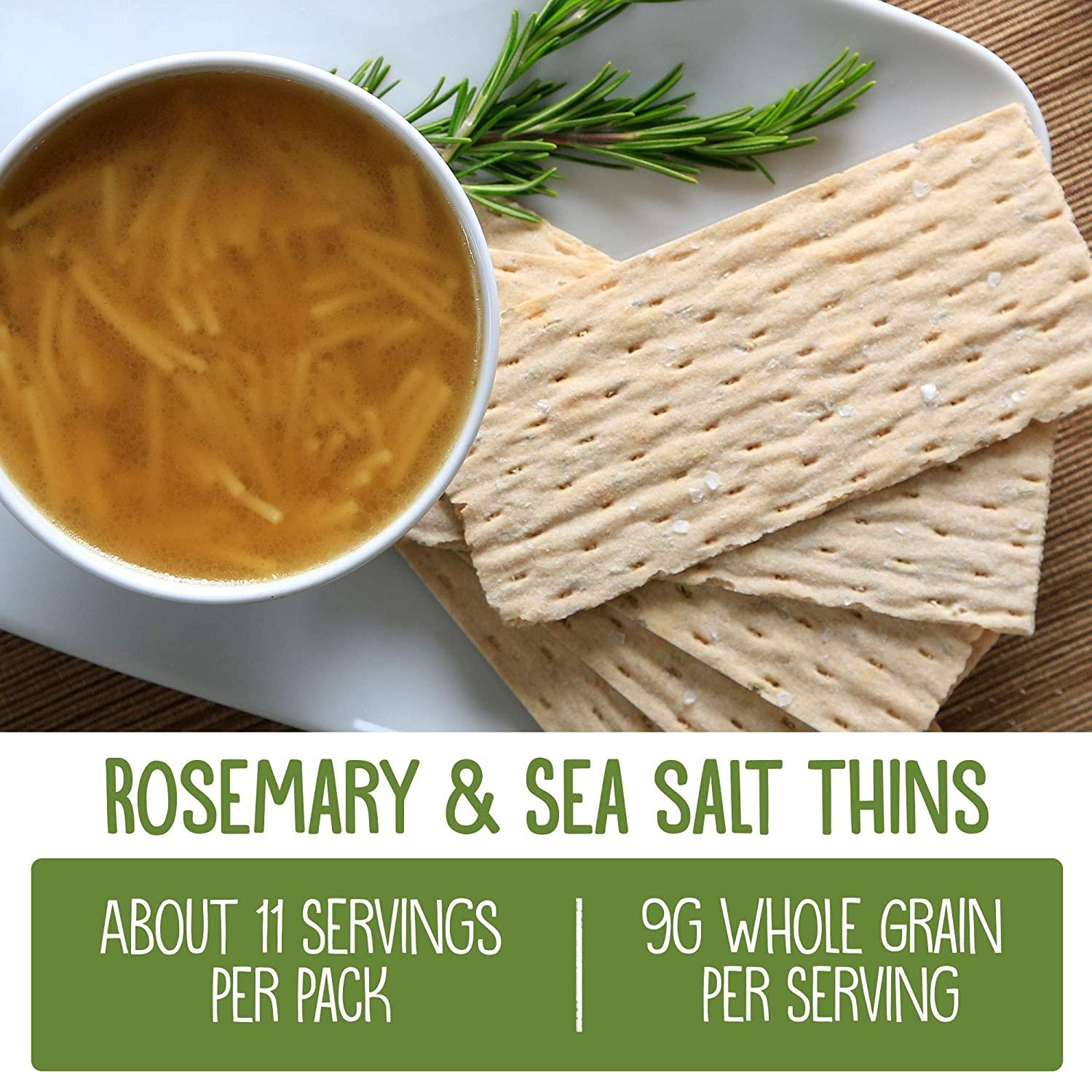 WASA THINS Rosemary & Sea Salt Flatbread Crackers 6.7oz - Pack of 10 ...