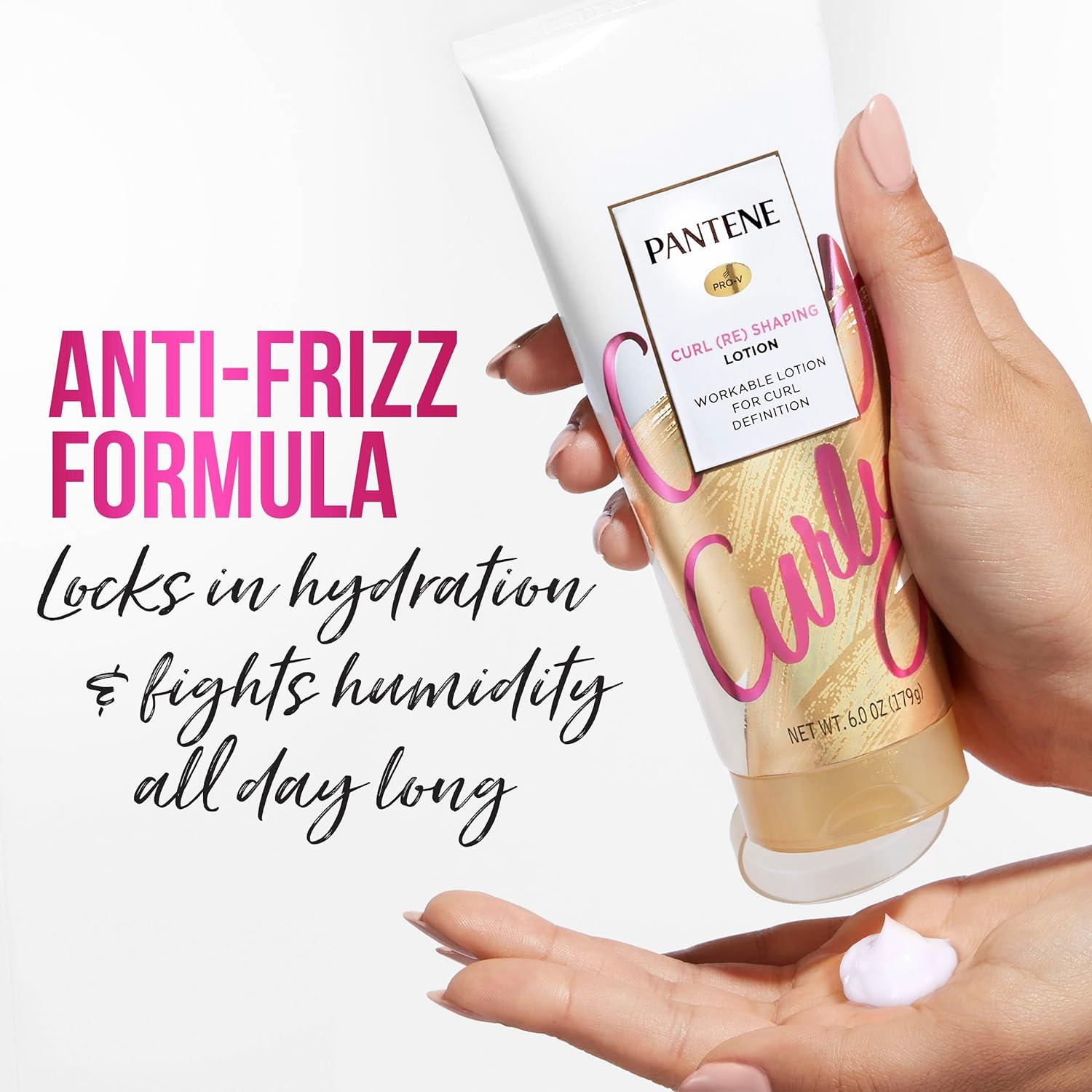 Pantene Pro-V Curl Cream Pack of 3 - Moisturizing Curl Defining Lotion ...