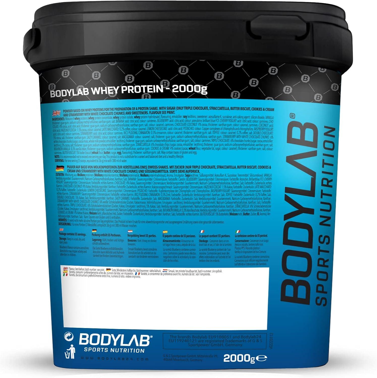 Buy Bodylab24 Whey Protein Powder - Triple Chocolate 2kg | High Quality ...