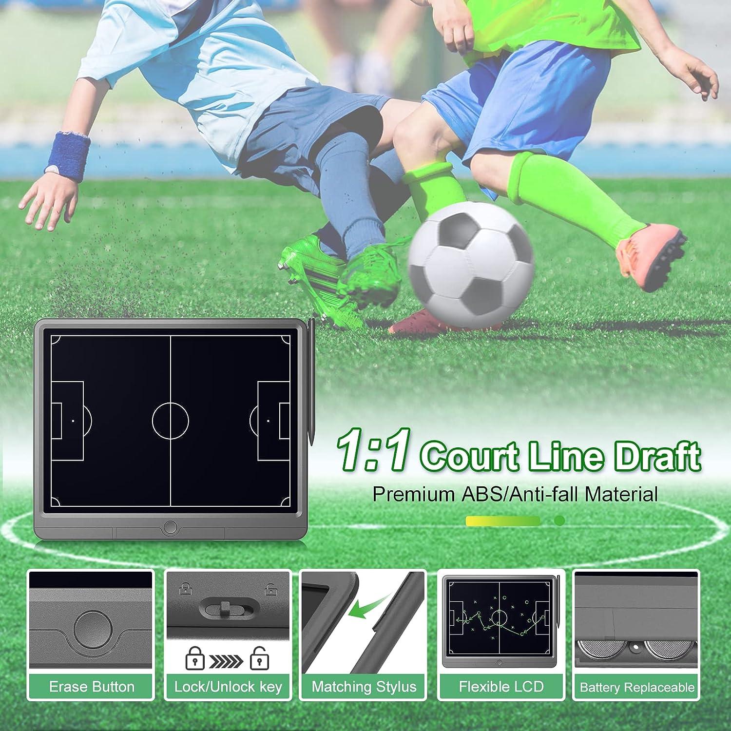 TUGAU Electronic Coach Board Premium Tactical Marker Board | Large LCD ...