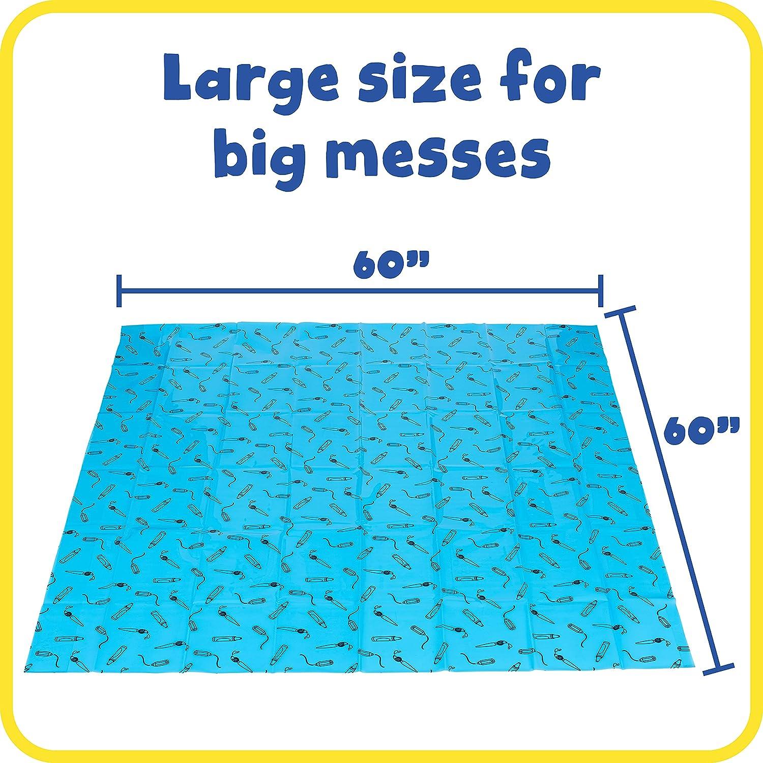 READY 2 LEARN Messy Mat - Splat Mat for Kids - Protect Tables and ...