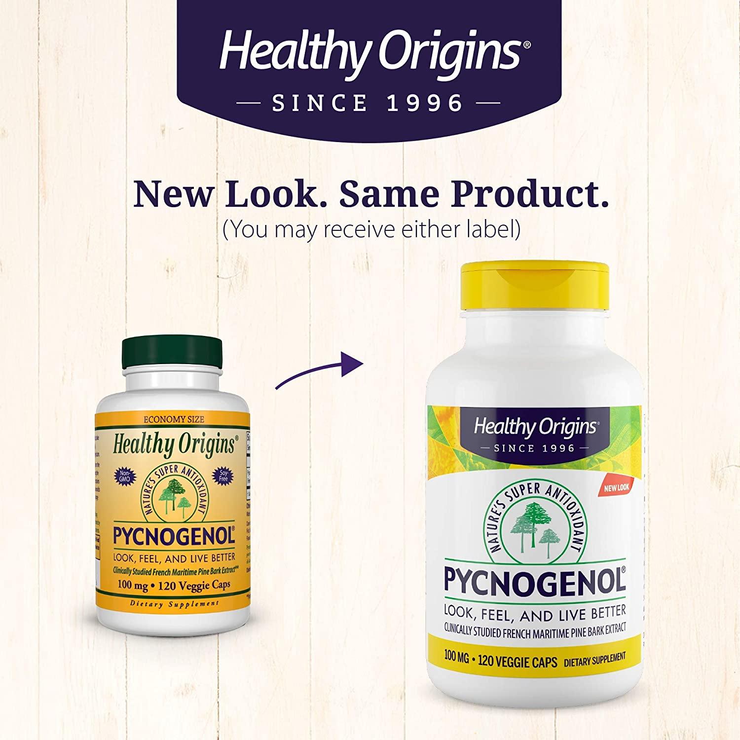 Healthy Origins Pycnogenol 100mg - 120 Count | Nature's Super ...