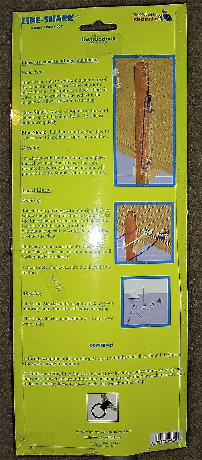 Telescoping Boat Hook Docking Kit with Patented Magnetic Ring - Mooring ...