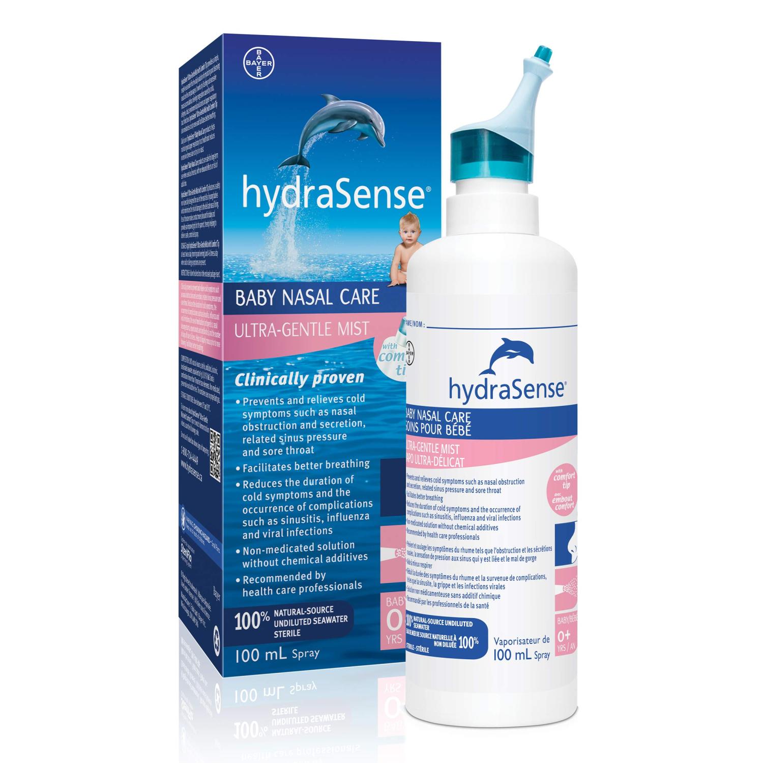Hydrasense Ultra-Gentle Mist for Babies â€“ 100ml | Soothing Nasal ...