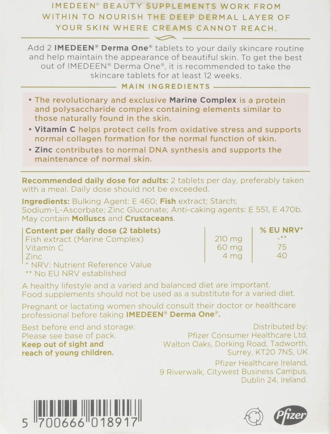 Imedeen Derma One 60 Tablets - Skin Nourishing Supplement | Buy Now ...