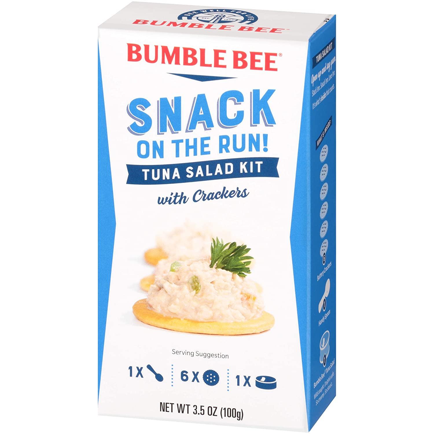 Bumble Bee Tuna Salad with Crackers Kit - Ready to Eat, Wild Caught ...