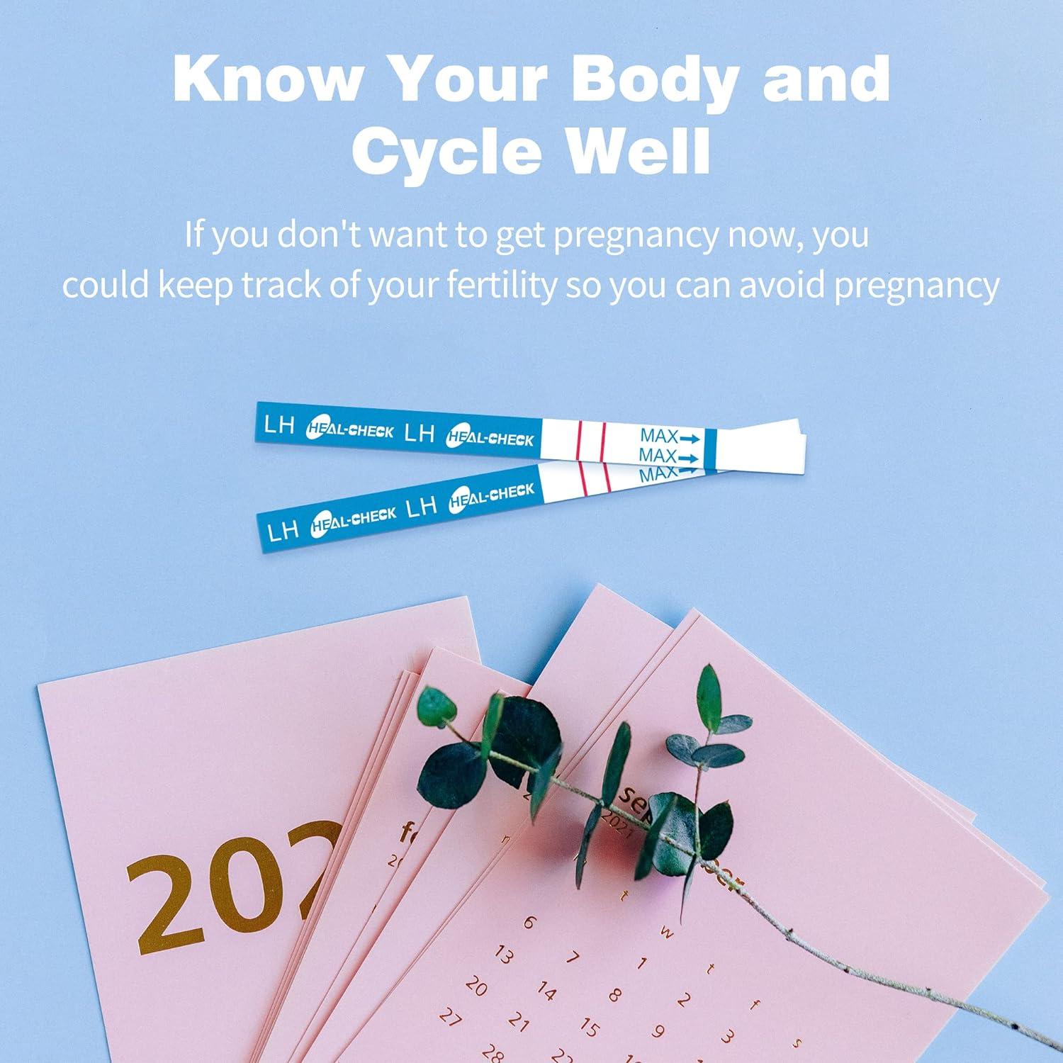 Ovulation Test Strips Kit 50 LH Strips with Free Cup | Fertility ...