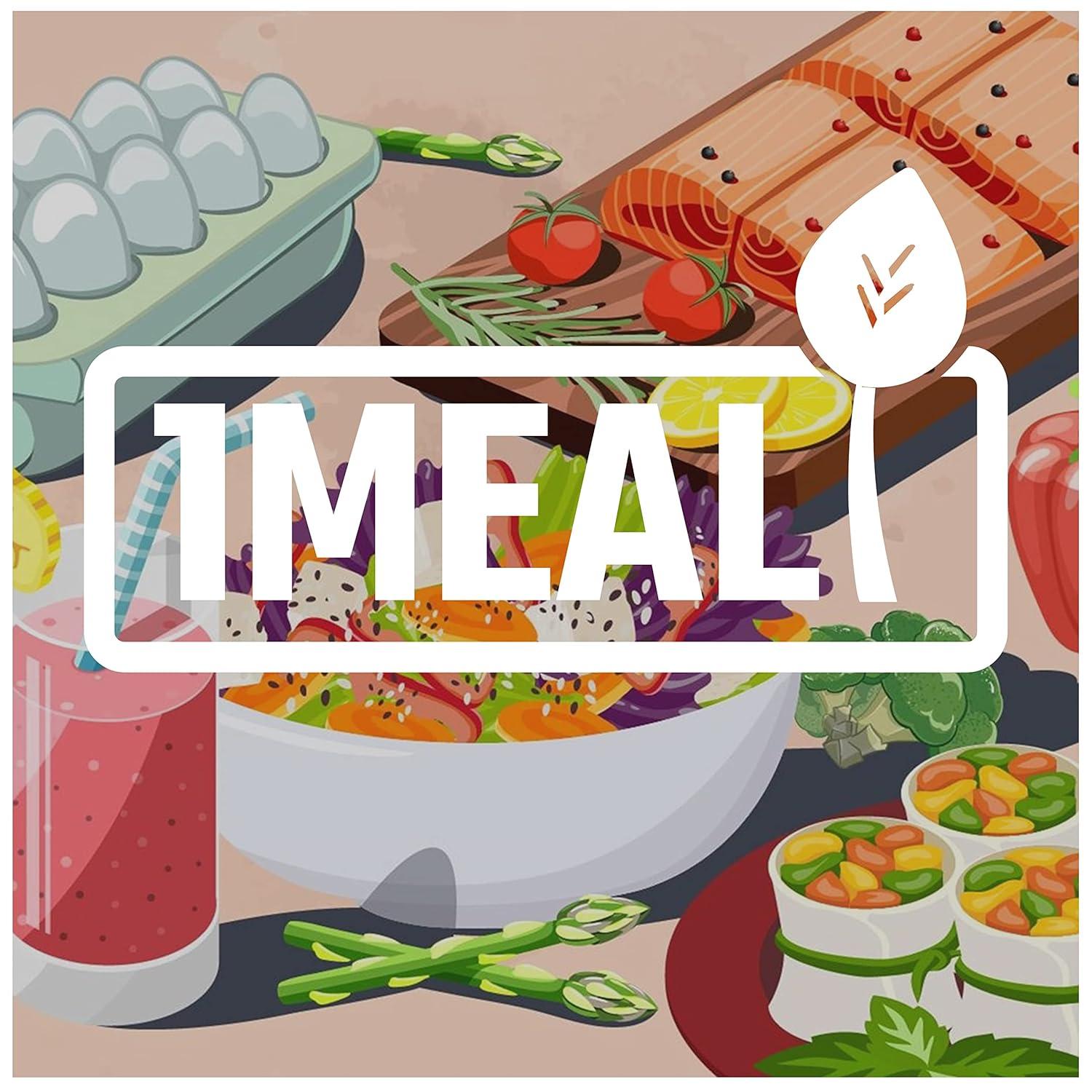 1Meal Cacao Protein Bar 16 Pack | High Protein Fiber-Rich No Added Sugar Vitamins D3 & K2 ...